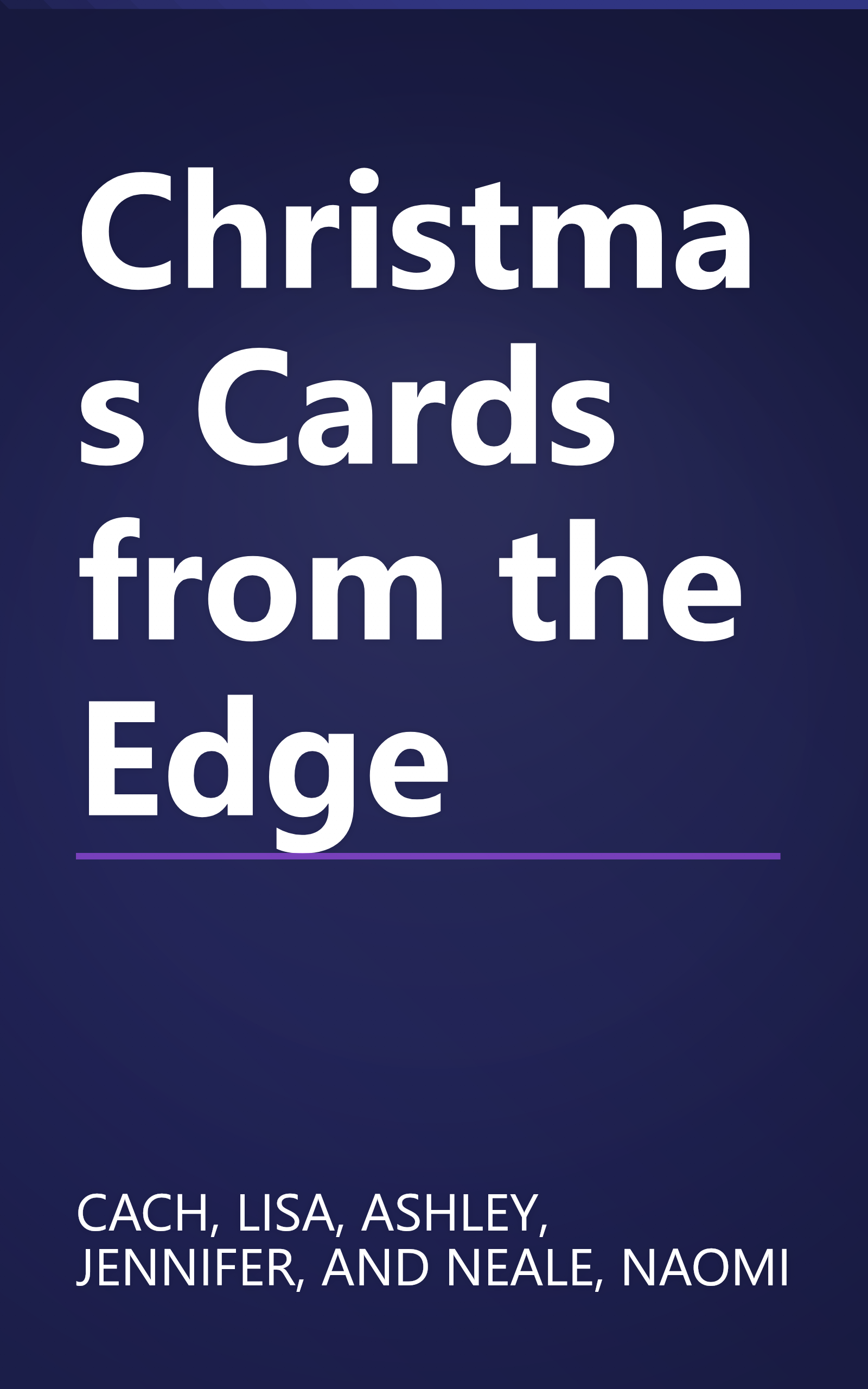 Christmas Cards from the Edge book cover