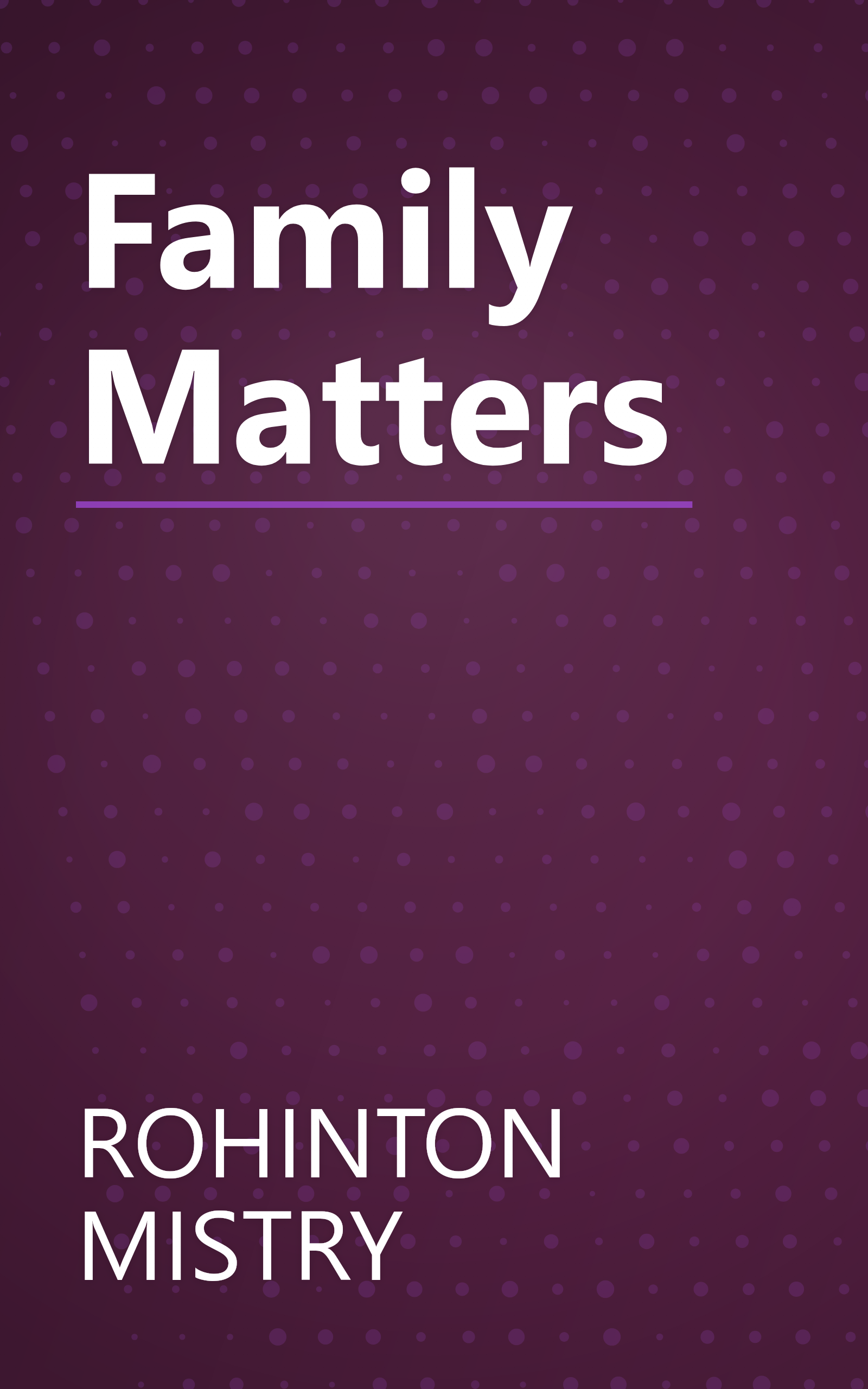 Family Matters book cover