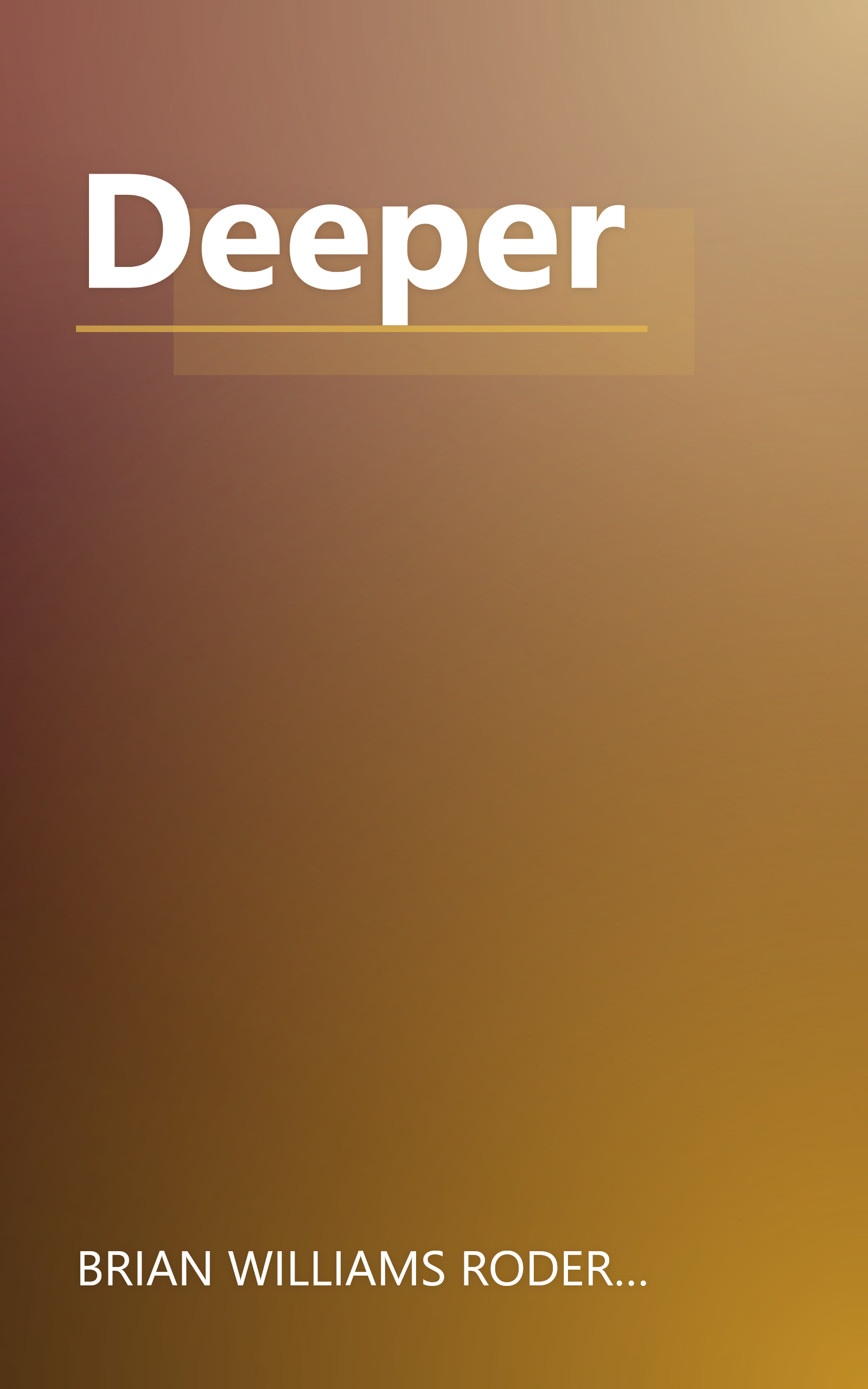 Deeper book cover