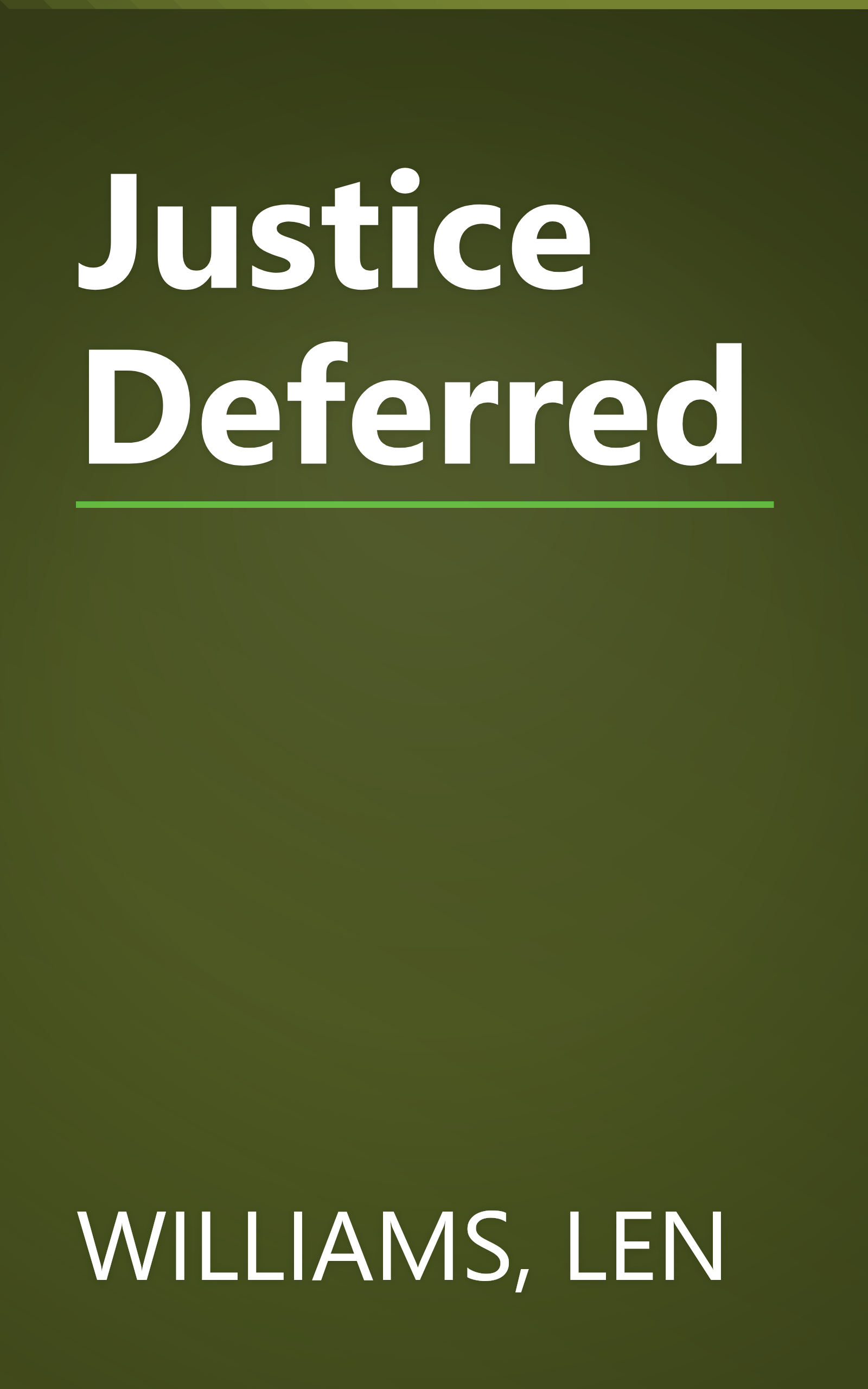 Justice Deferred book cover