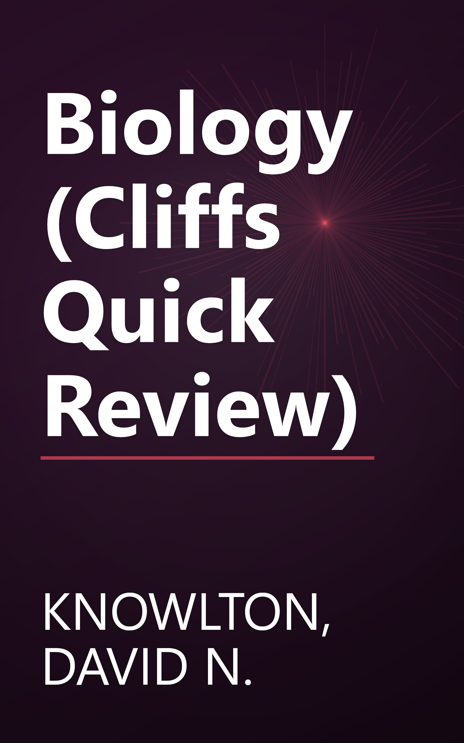 Biology (Cliffs Quick Review) book cover