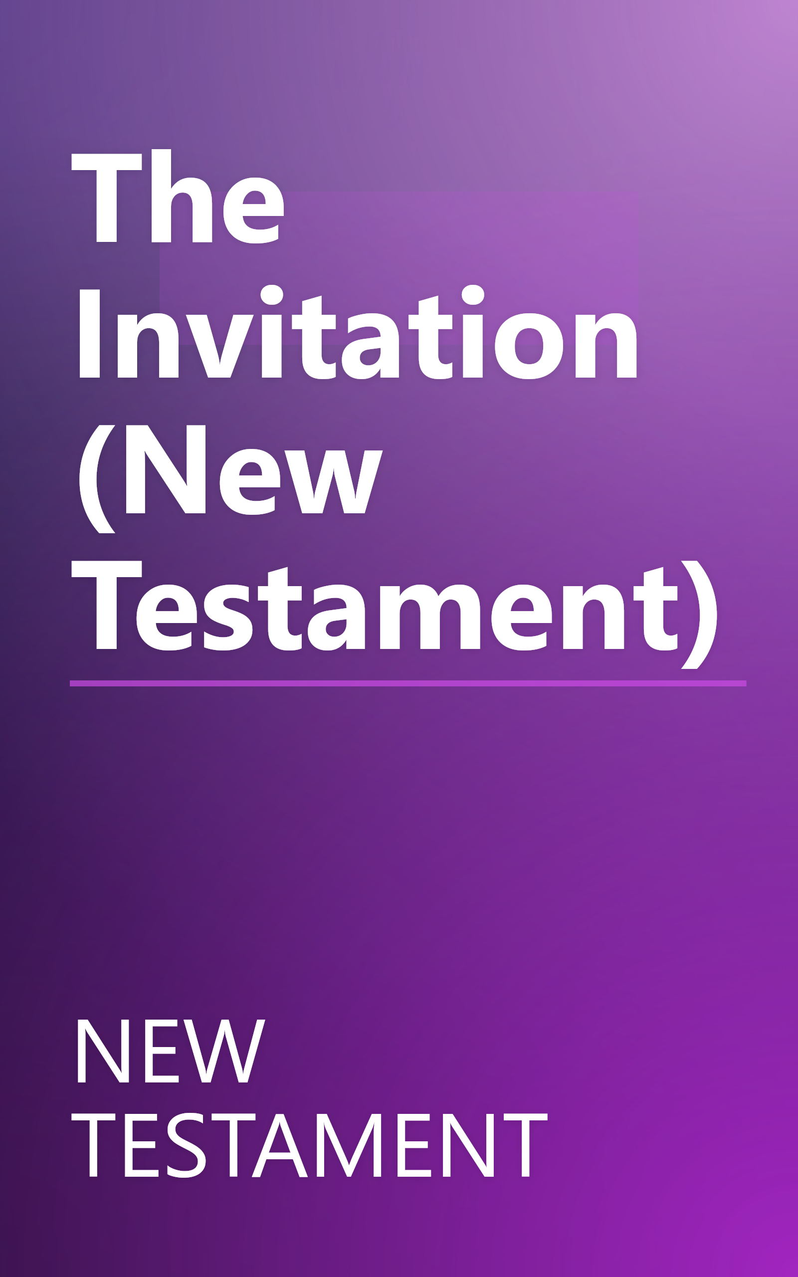 The Invitation (New Testament) book cover