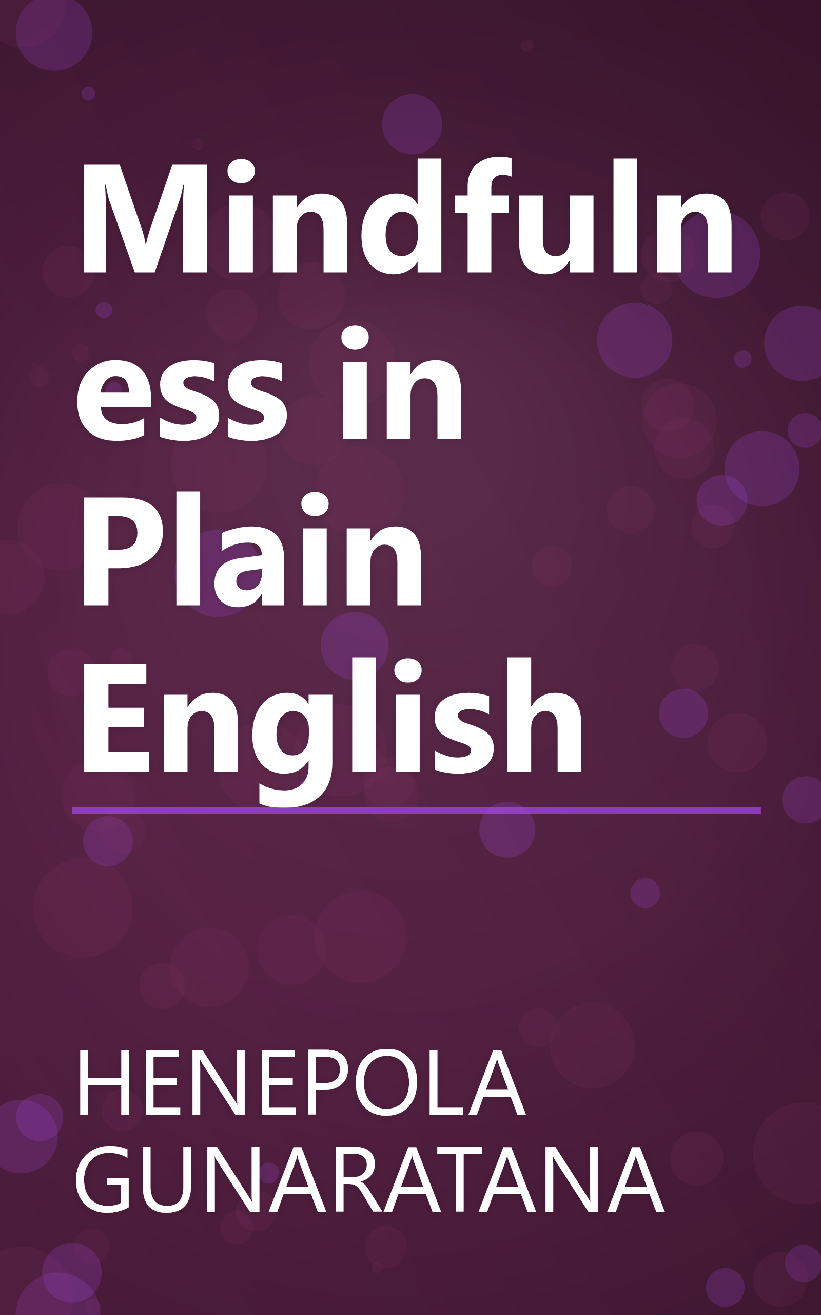 Mindfulness in Plain English book cover