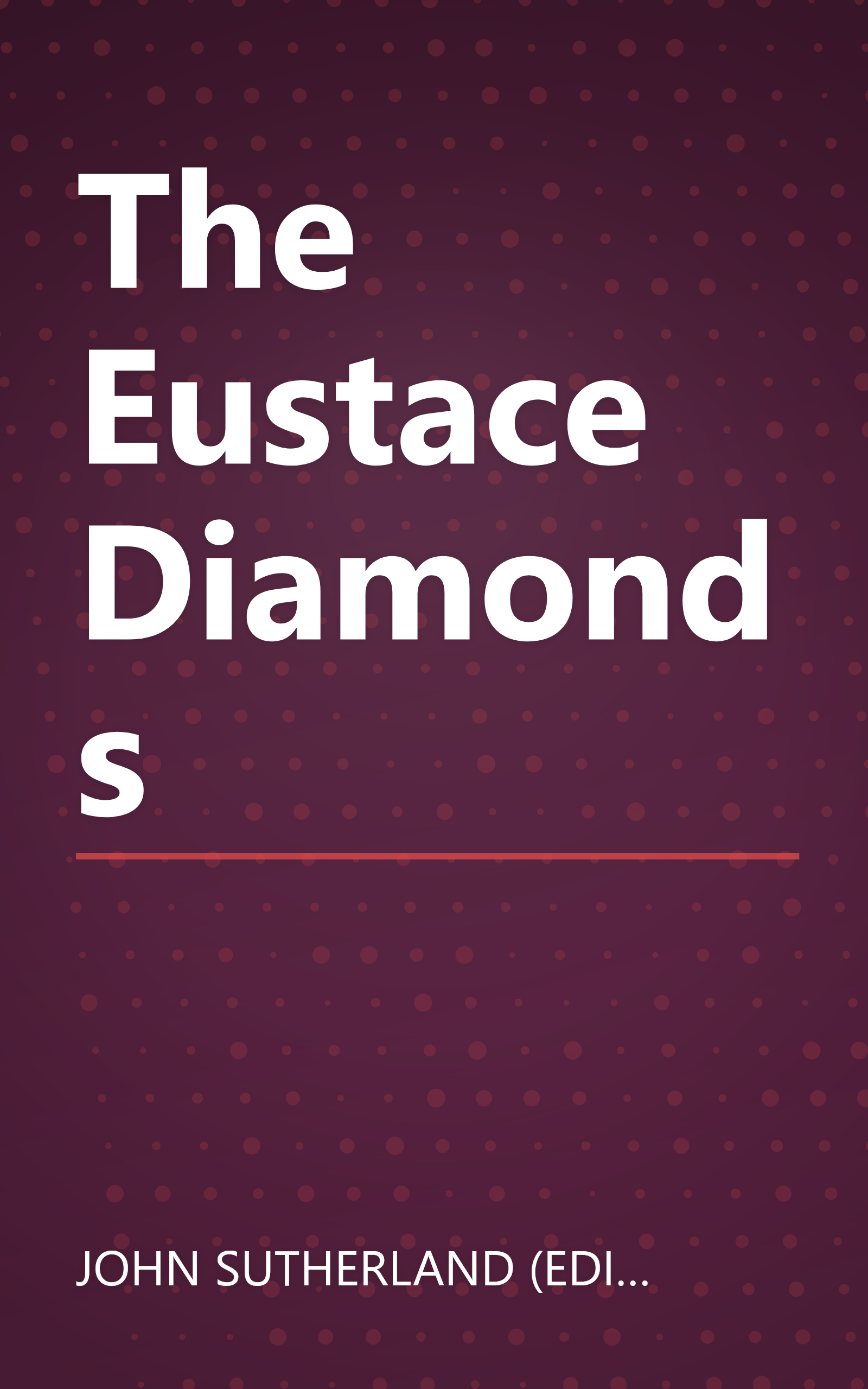 The Eustace Diamonds book cover