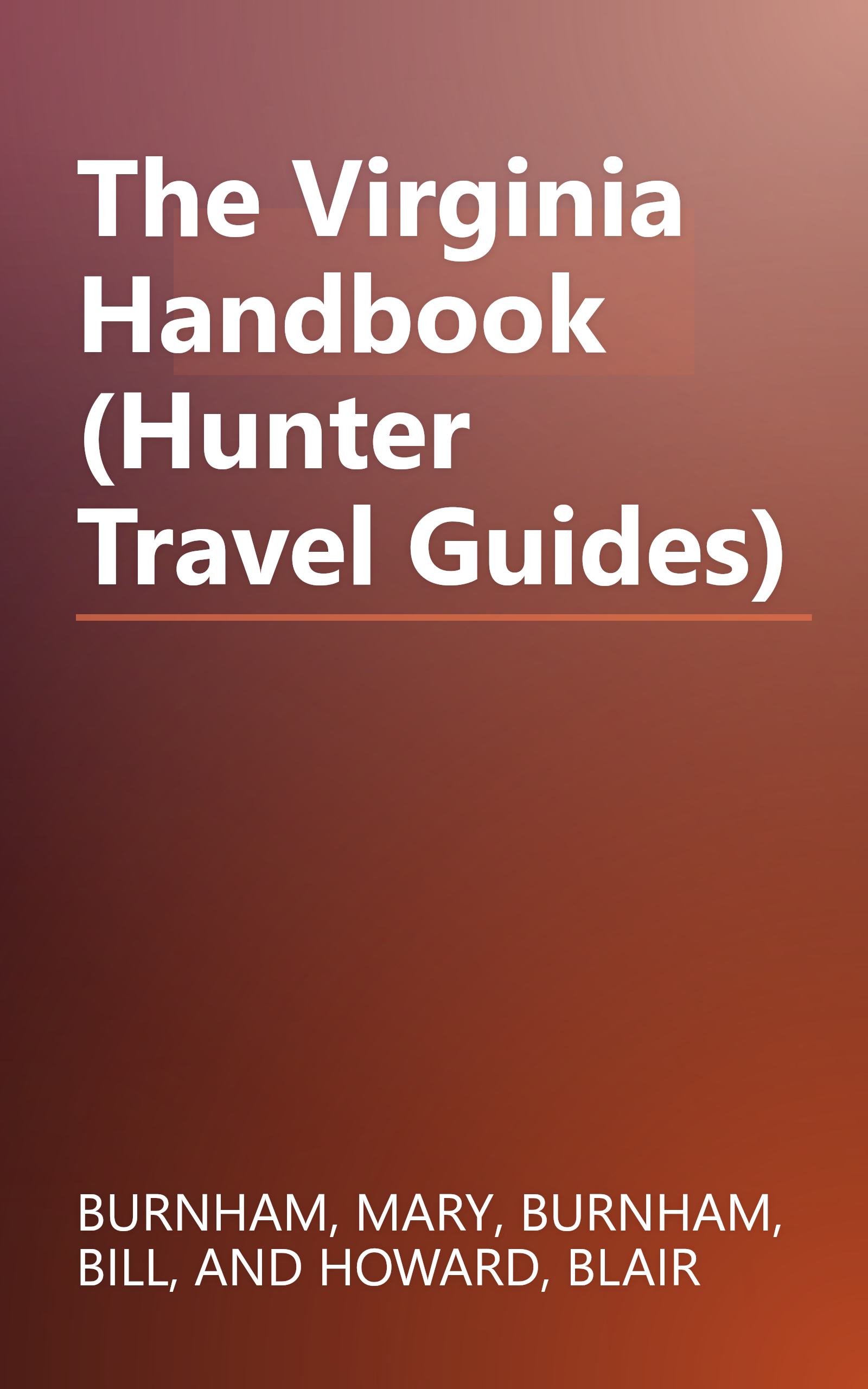 The Virginia Handbook (Hunter Travel Guides) book cover