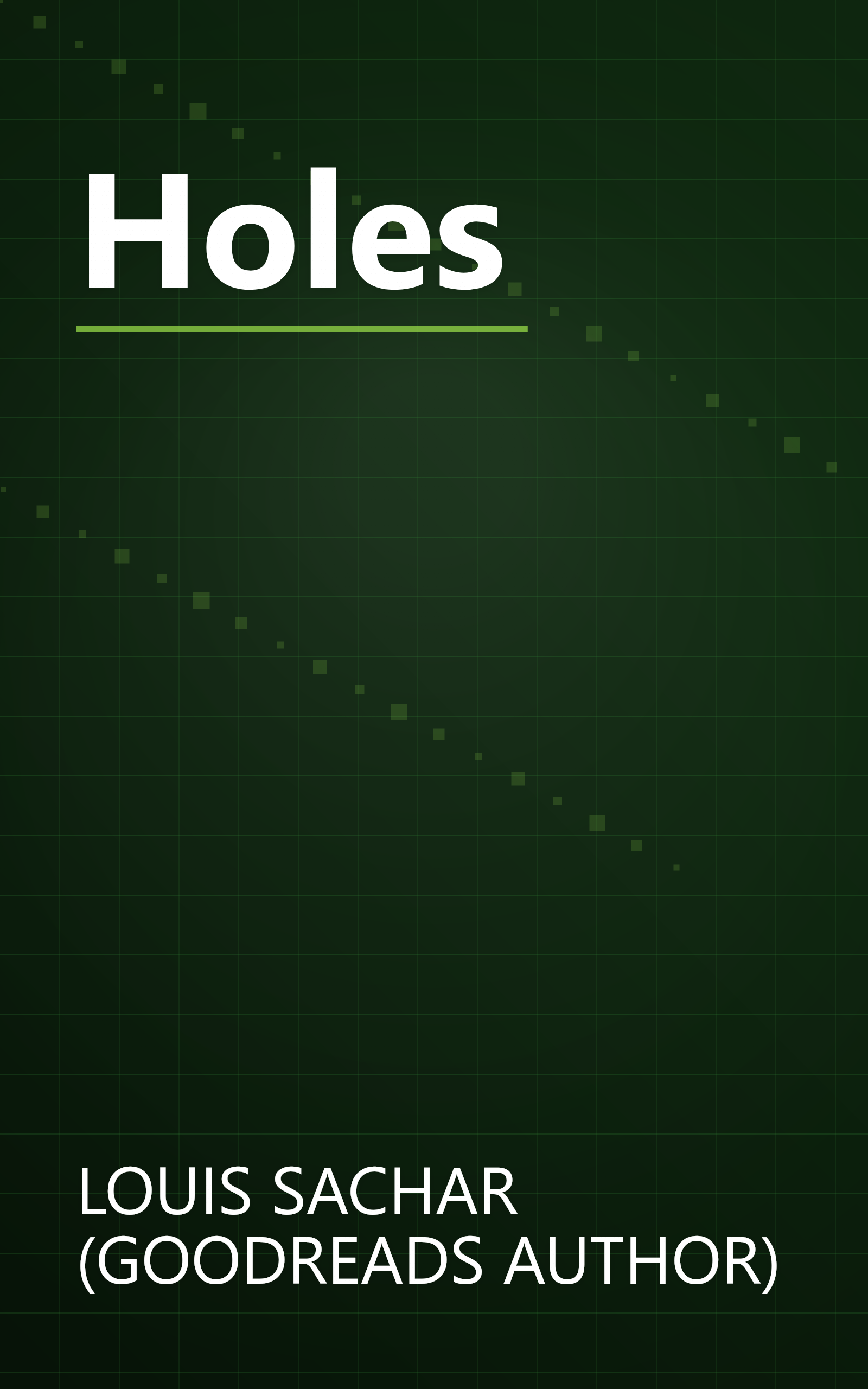 Holes book cover