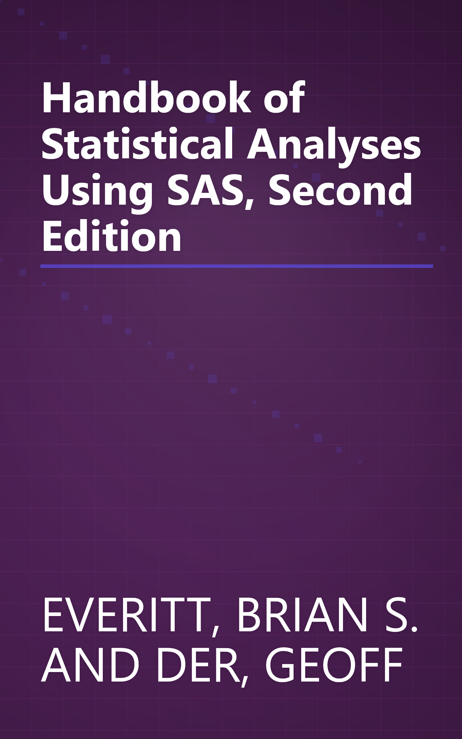 Handbook of Statistical Analyses Using SAS, Second Edition book cover