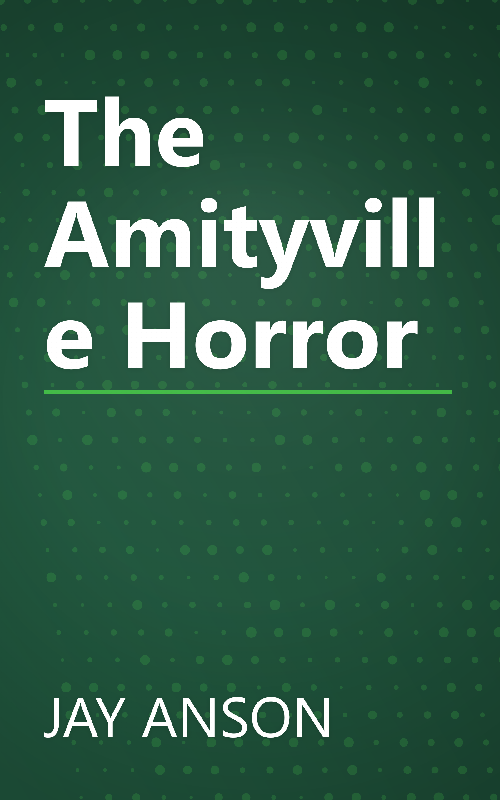 The Amityville Horror book cover