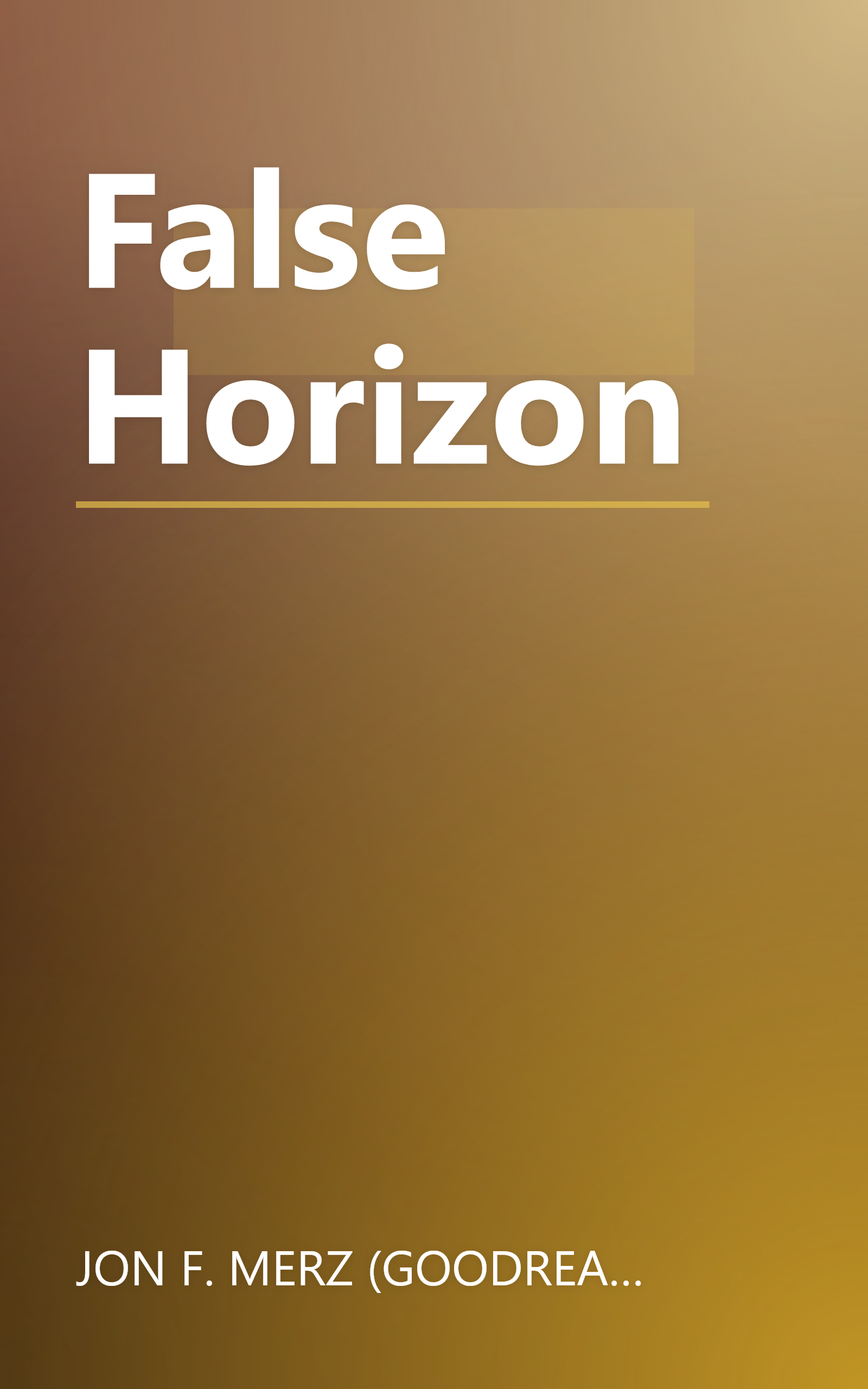 False Horizon book cover