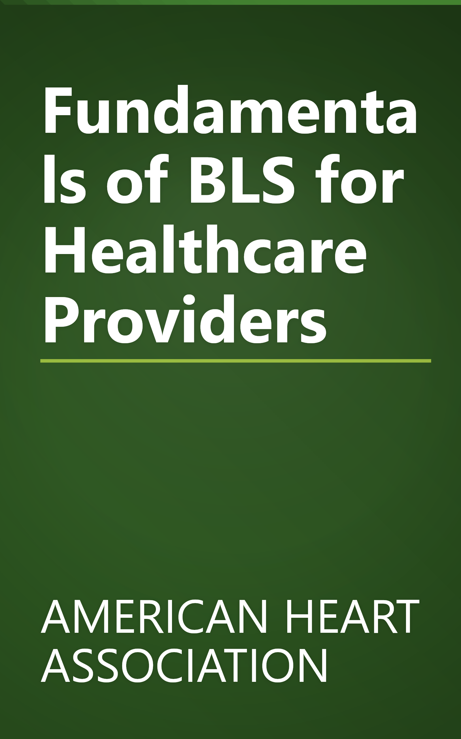 Fundamentals of BLS for Healthcare Providers book cover