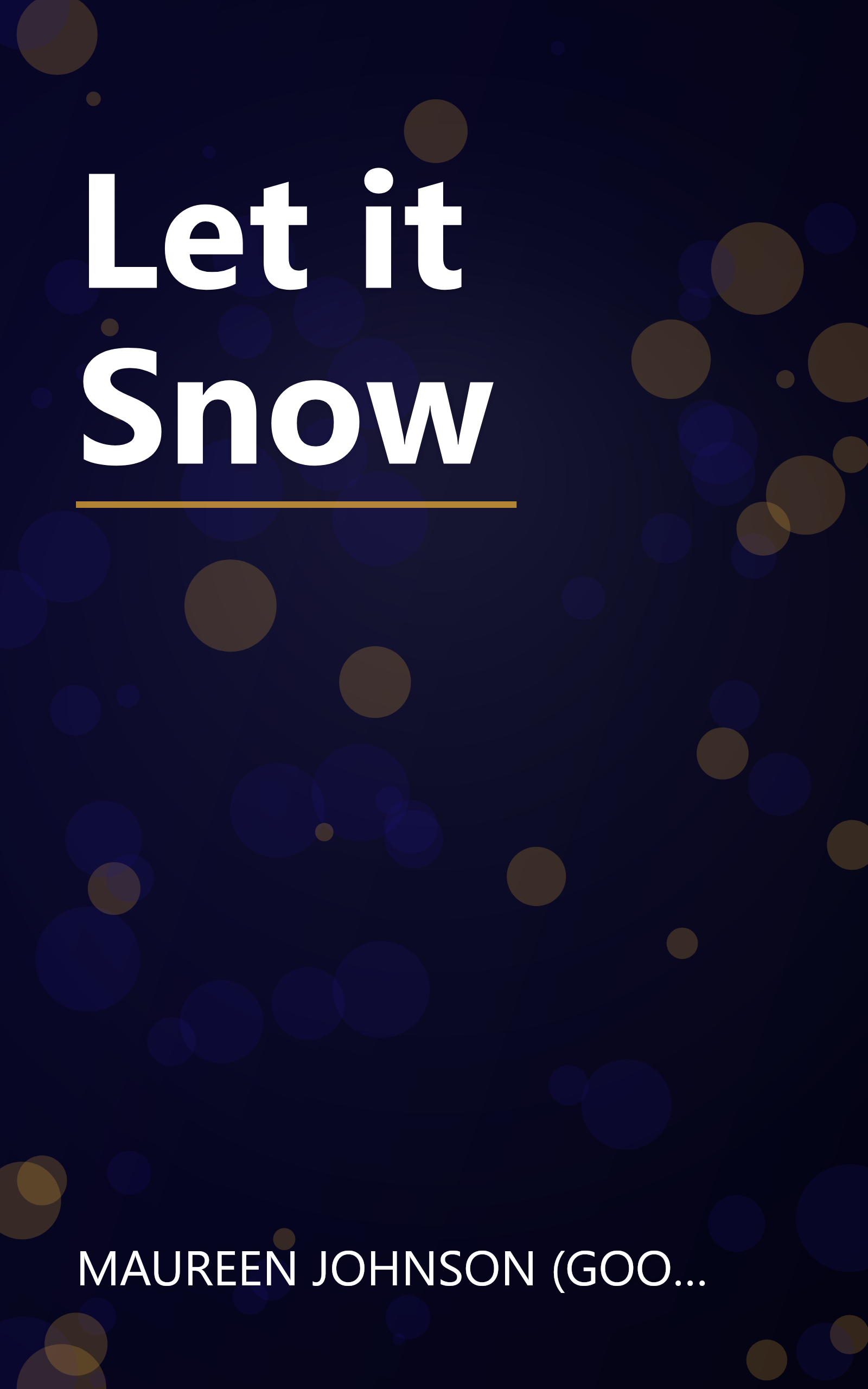 Let it Snow book cover