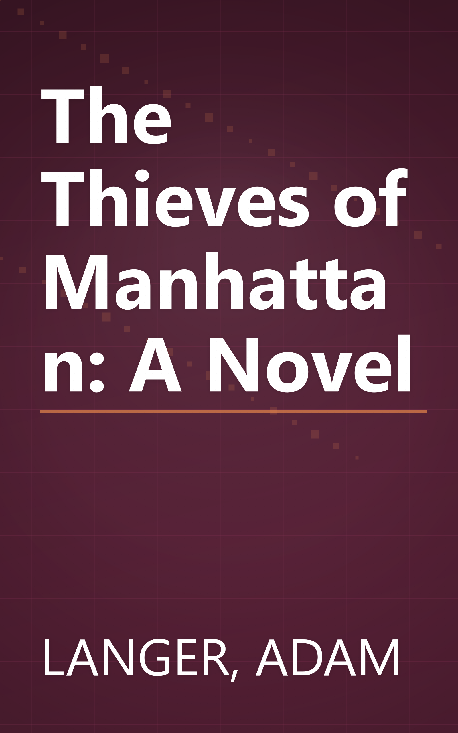 The Thieves of Manhattan: A Novel book cover