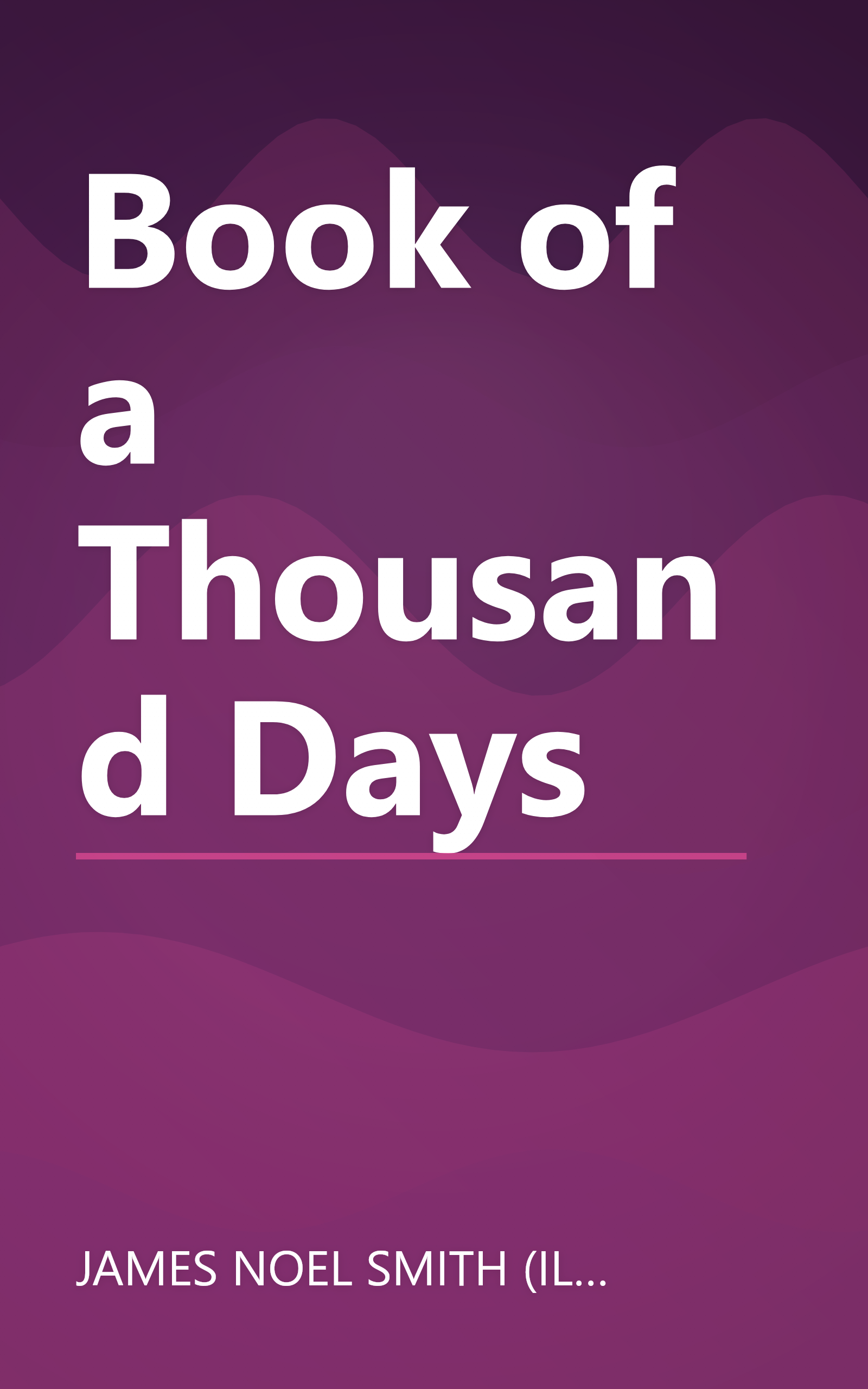 Book of a Thousand Days book cover