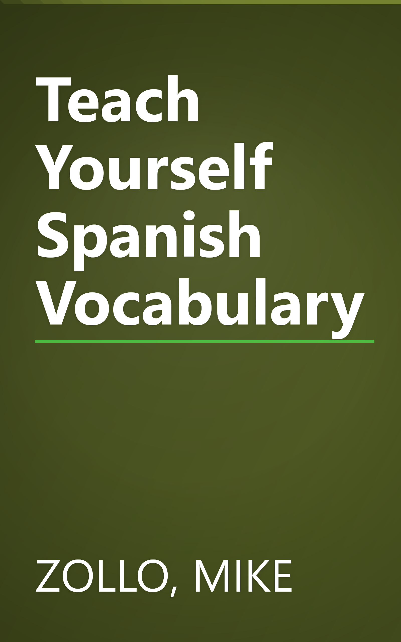Teach Yourself Spanish Vocabulary book cover