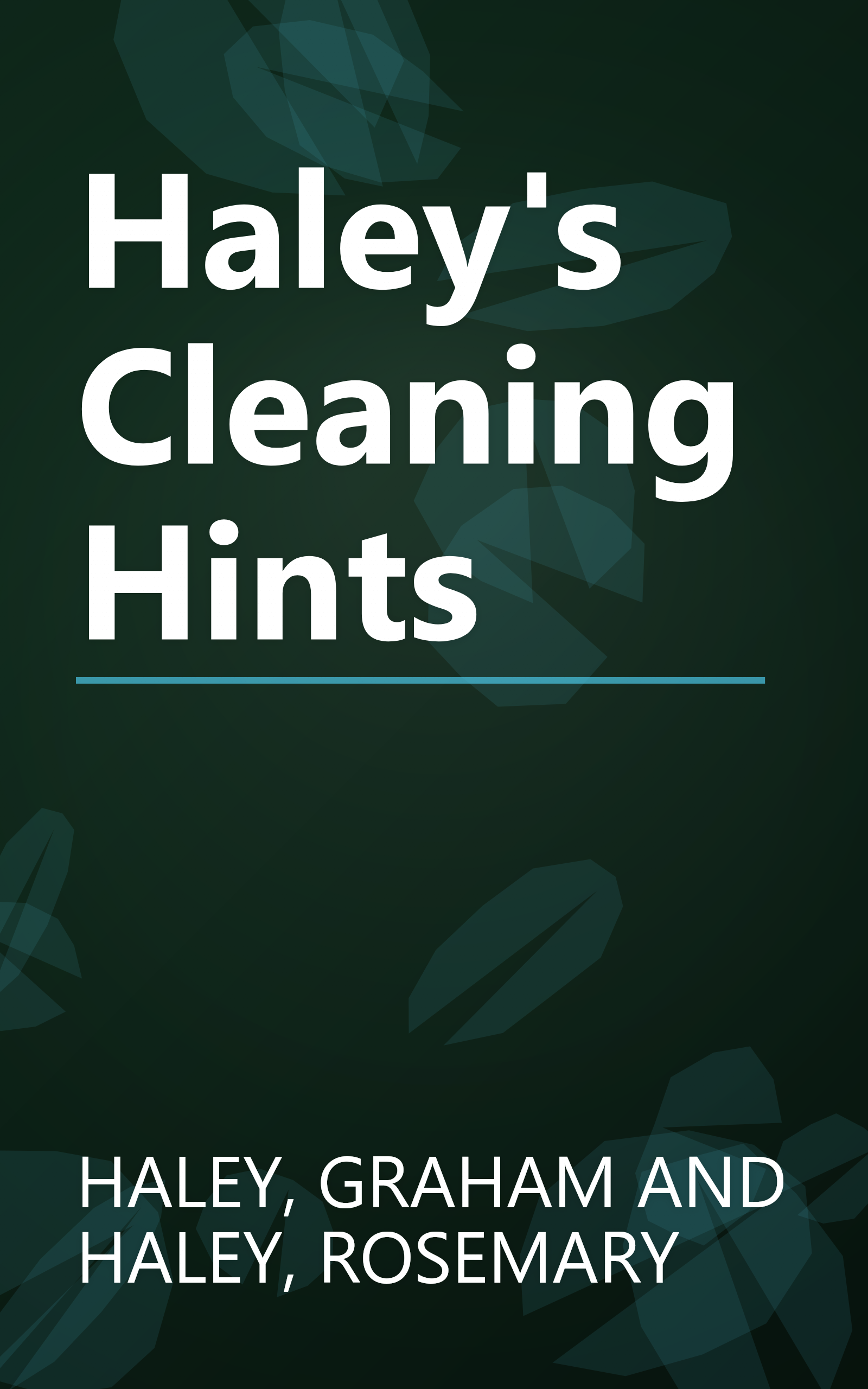 Haley's Cleaning Hints book cover