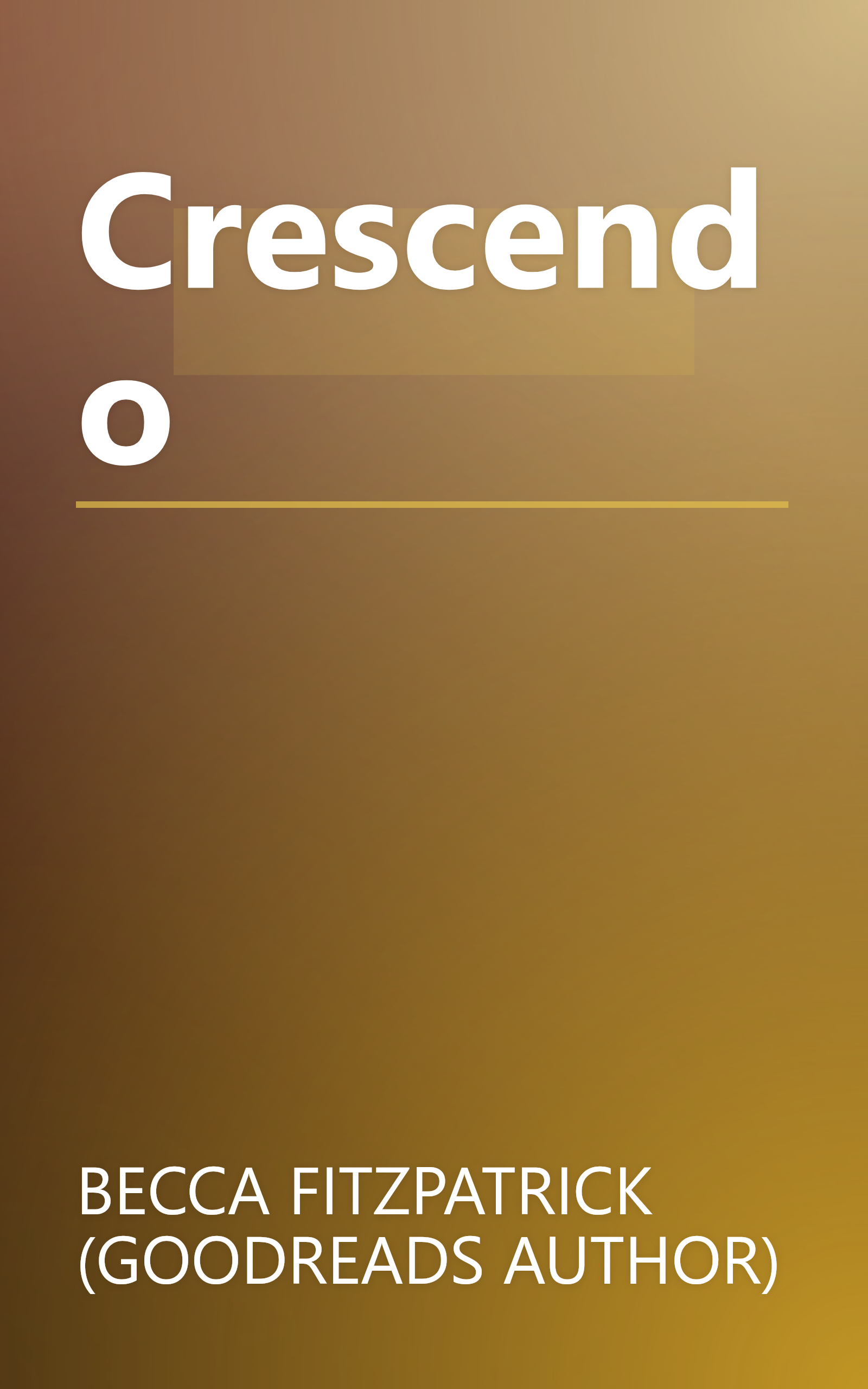 Crescendo book cover