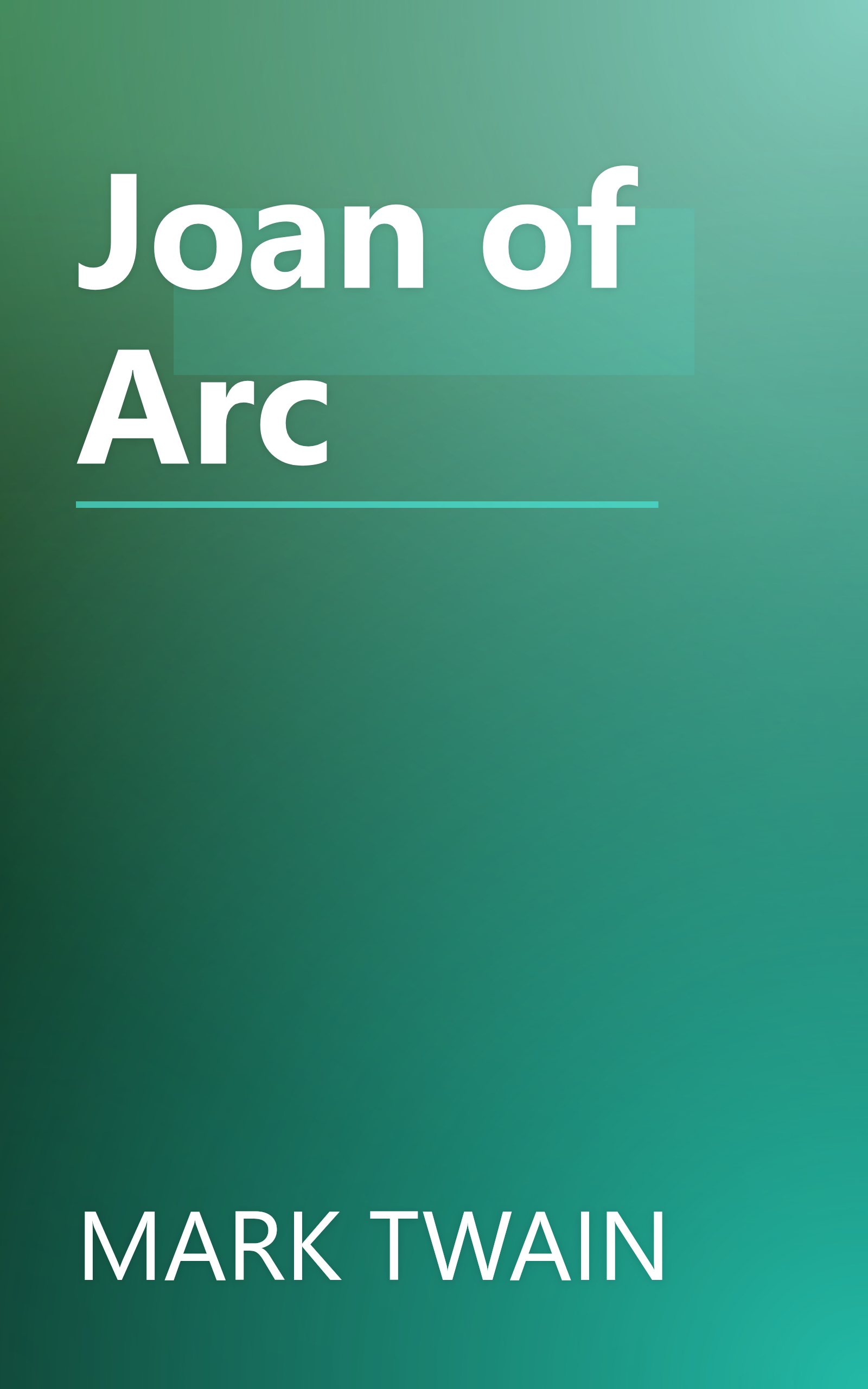 Joan of Arc book cover