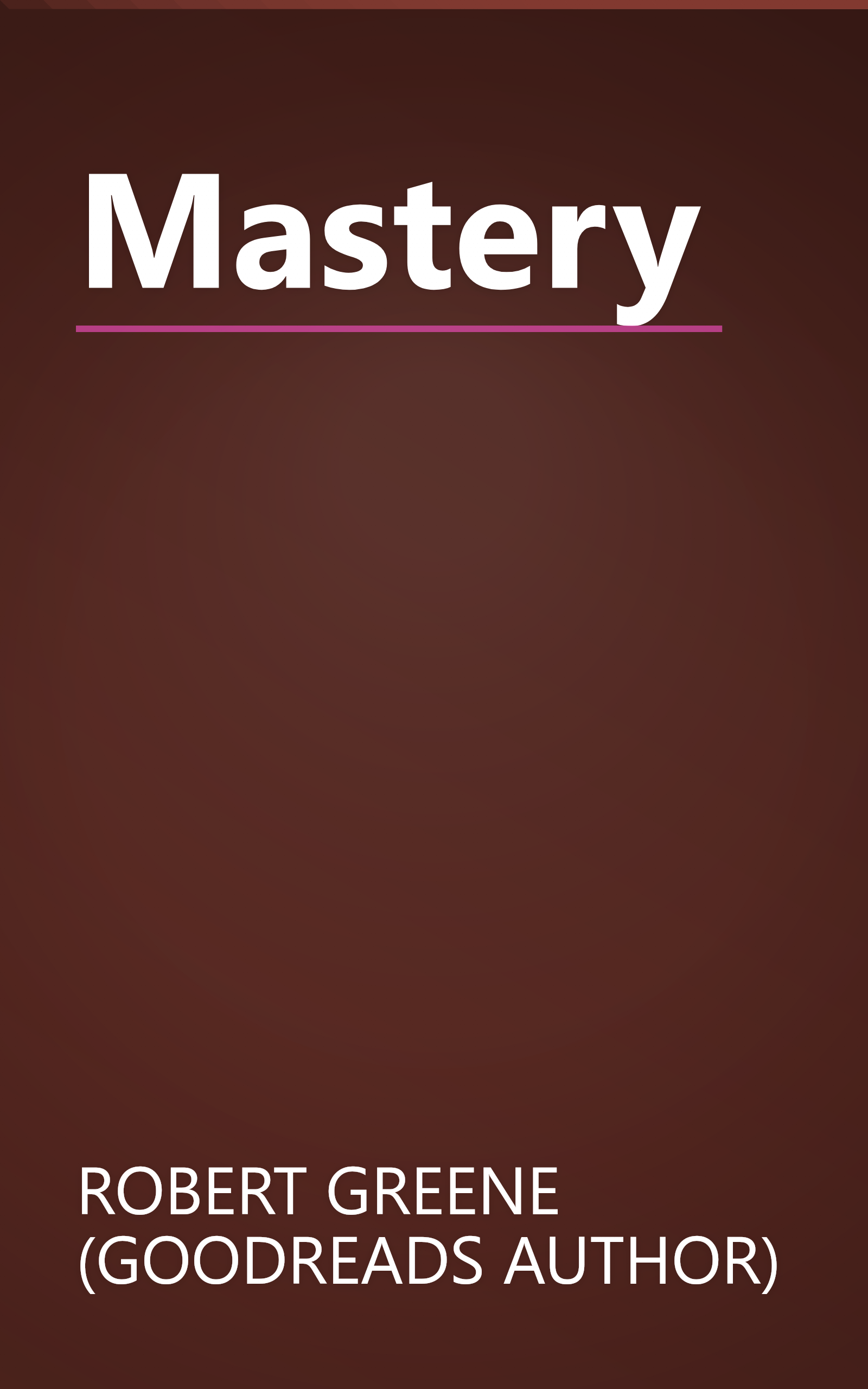 Mastery book cover