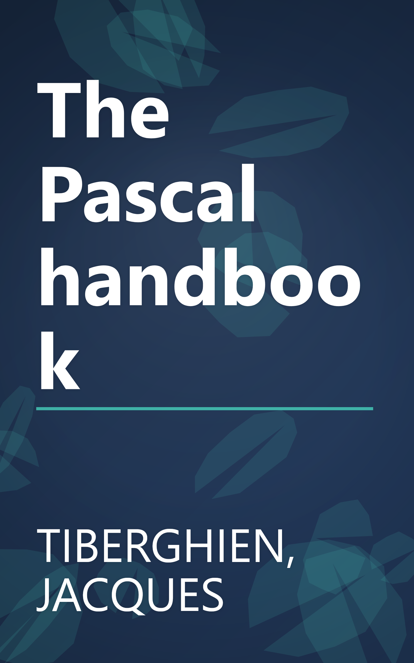 The Pascal handbook book cover