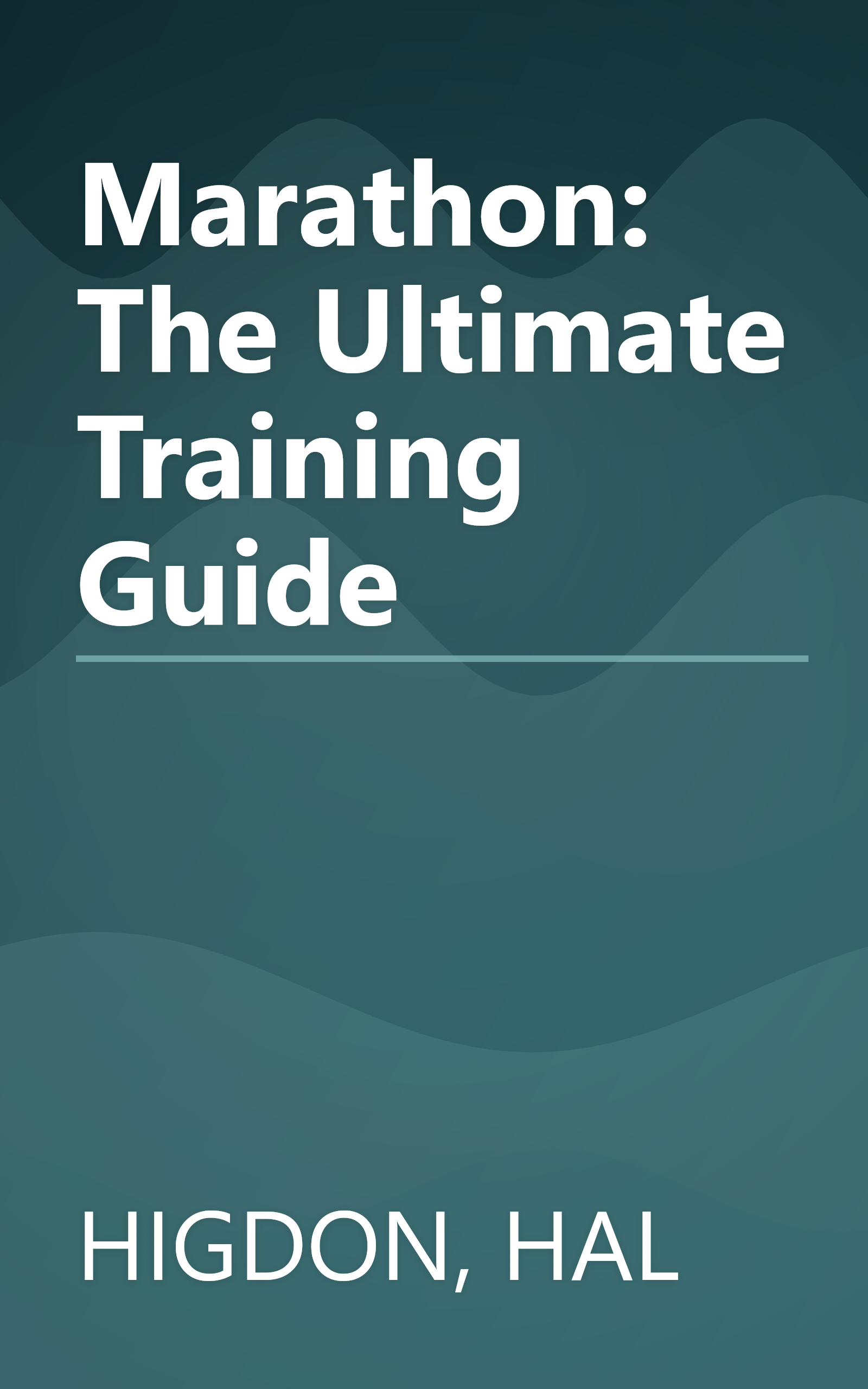 Marathon: The Ultimate Training Guide book cover