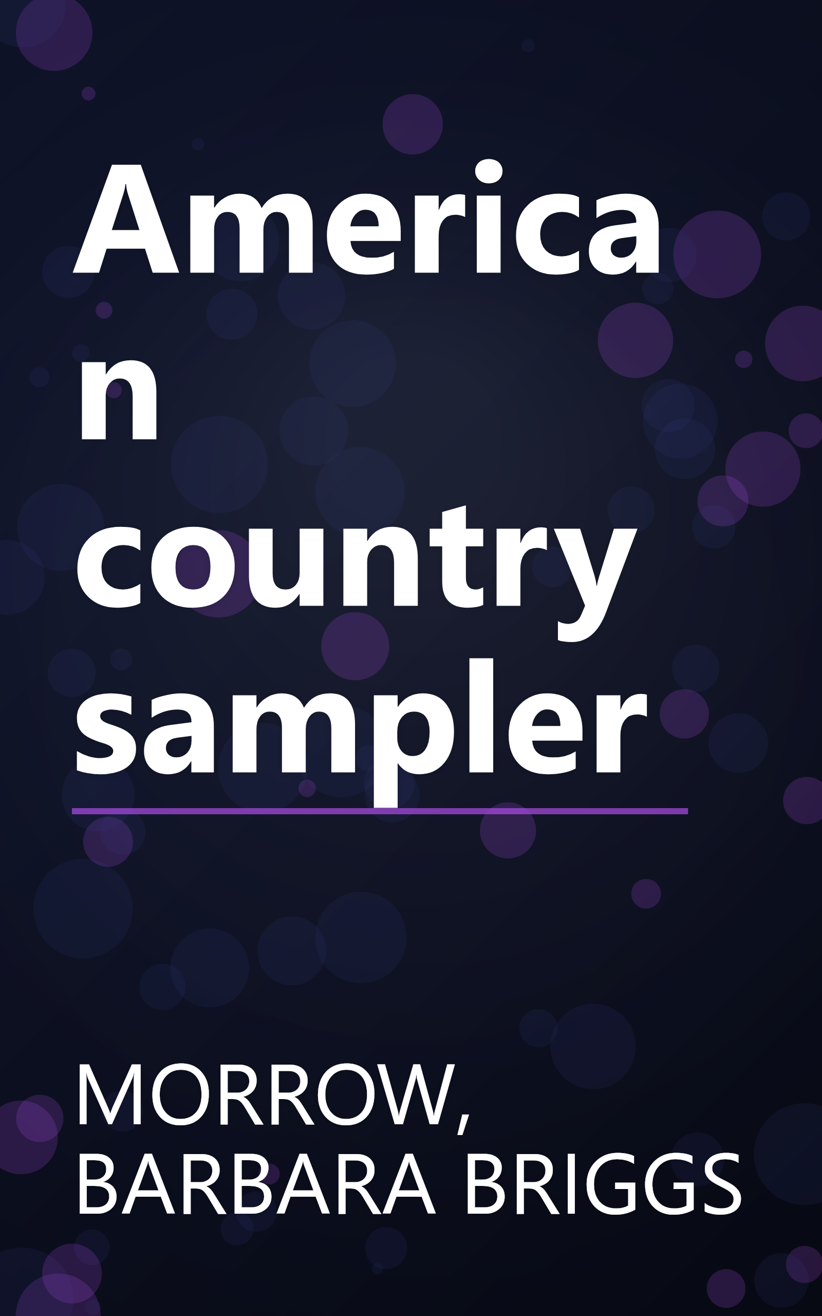 American country sampler book cover