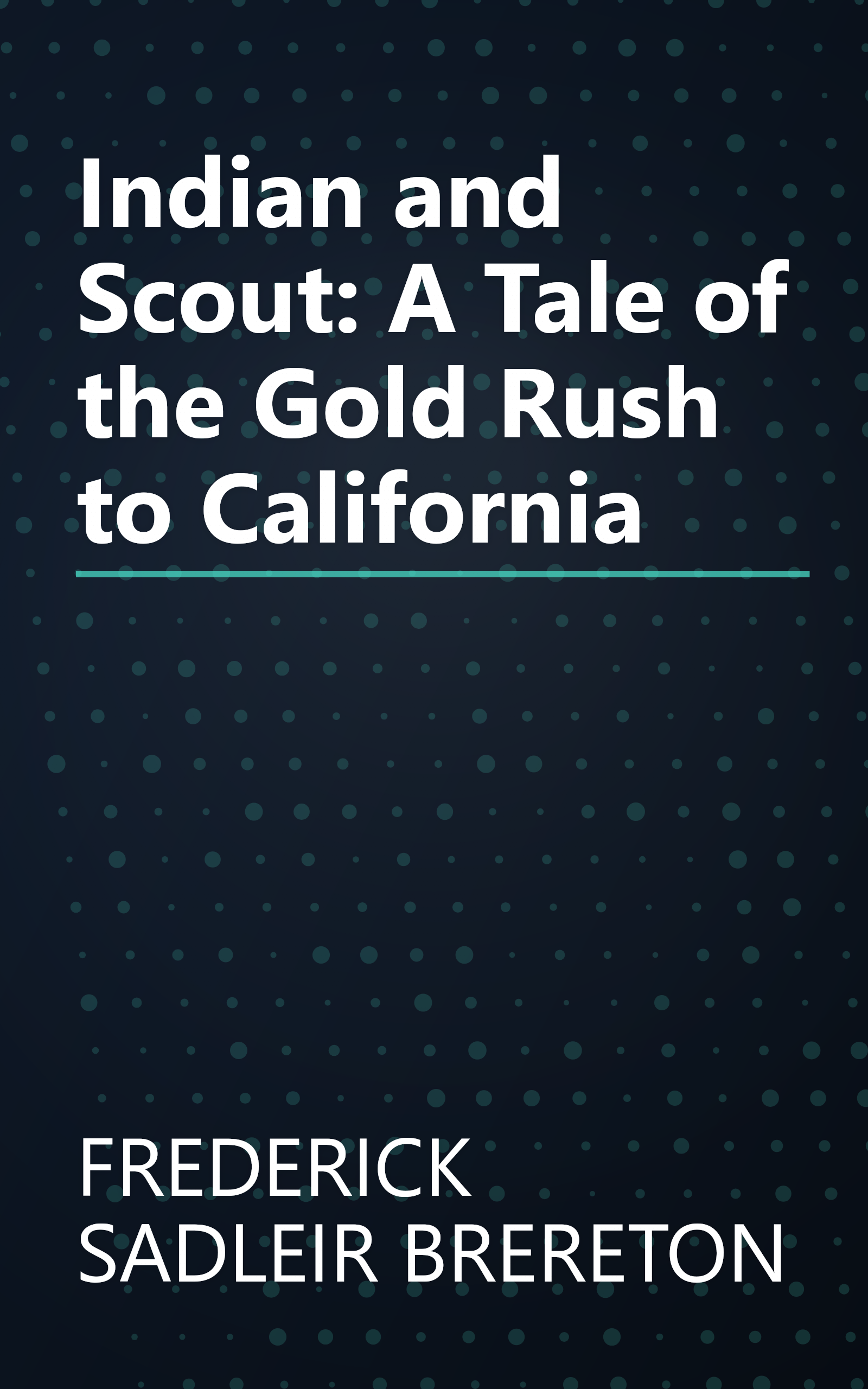 Indian and Scout: A Tale of the Gold Rush to California book cover