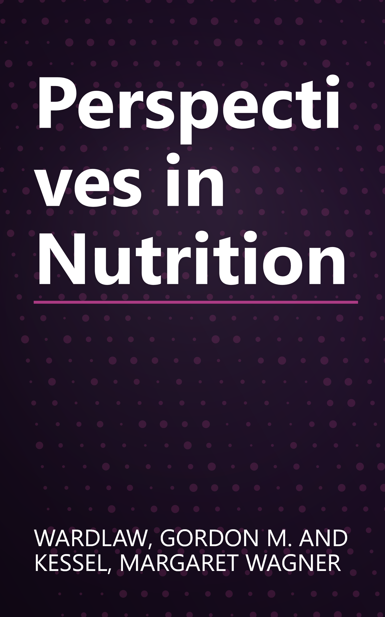 Perspectives in Nutrition book cover