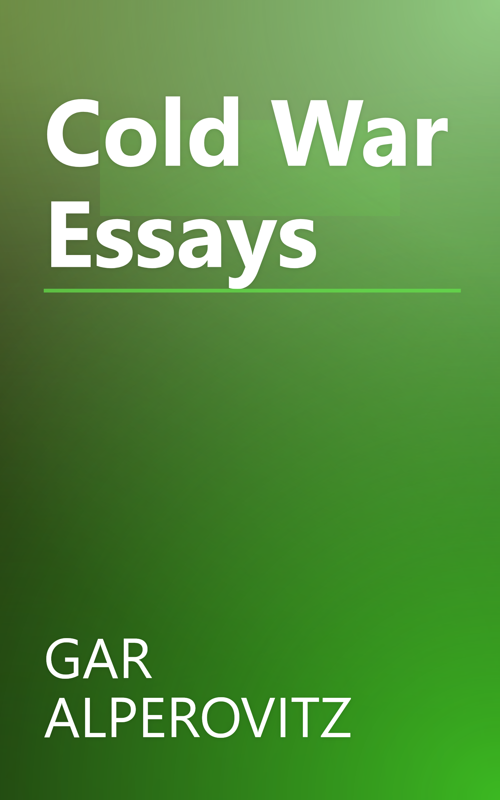 Cold War Essays book cover