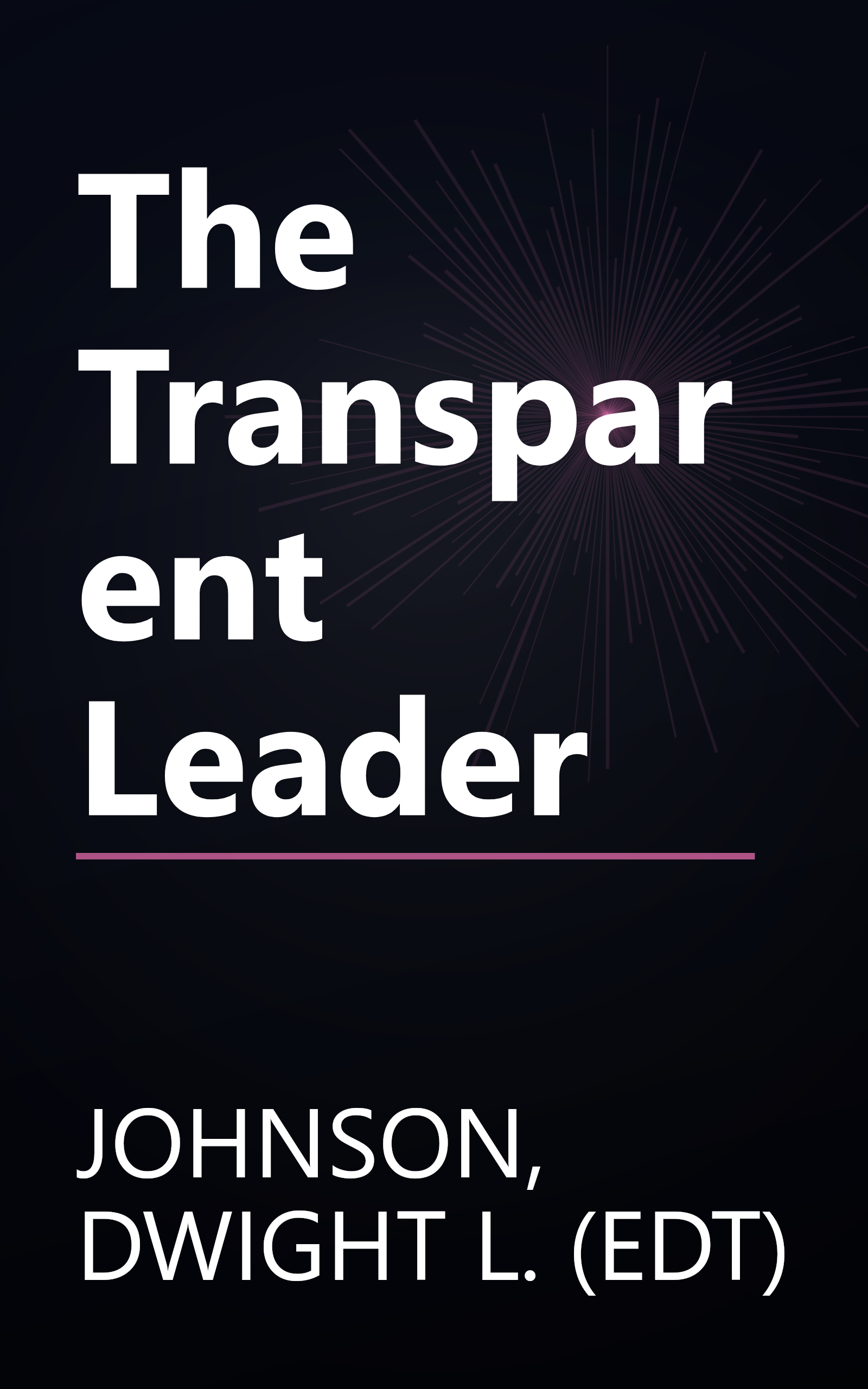The Transparent Leader book cover