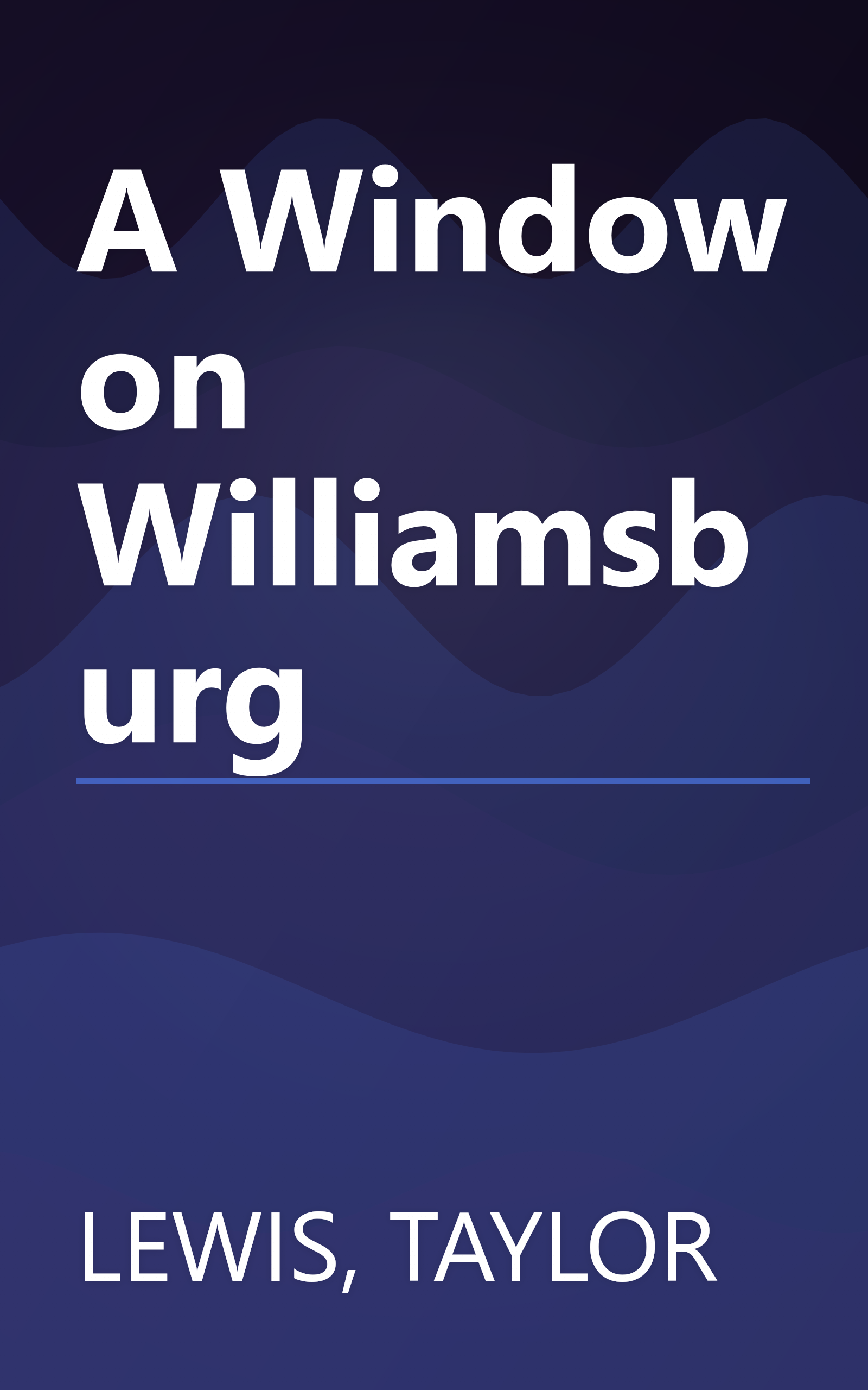 A Window on Williamsburg book cover