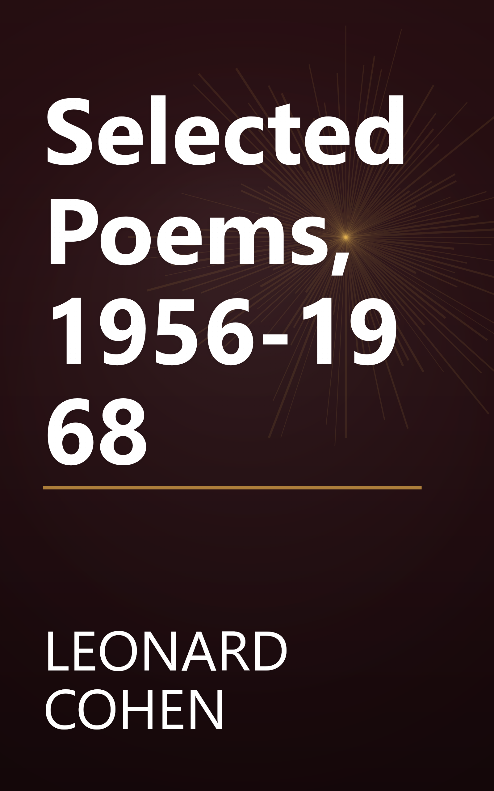 Selected Poems, 1956-1968 book cover