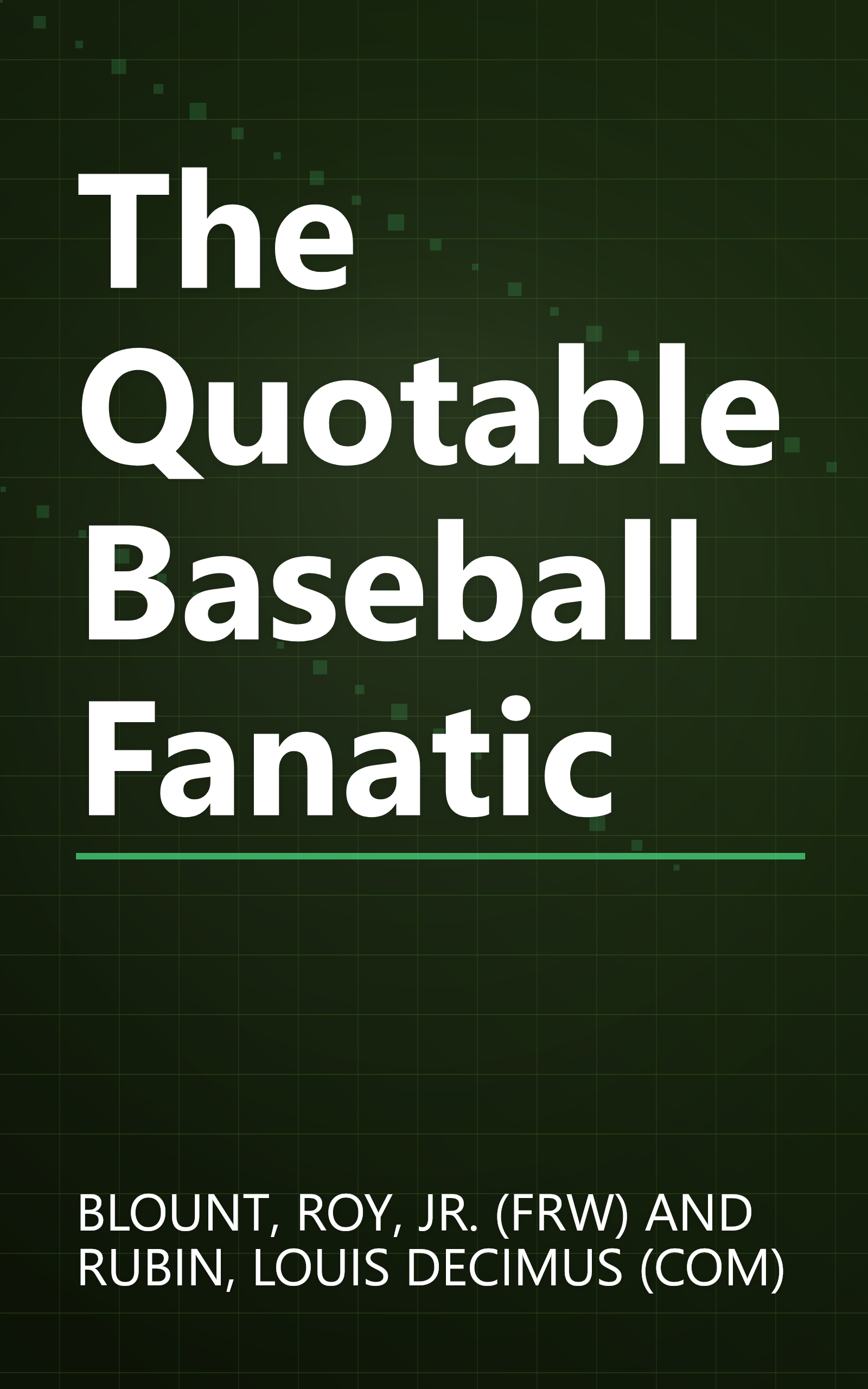 The Quotable Baseball Fanatic book cover