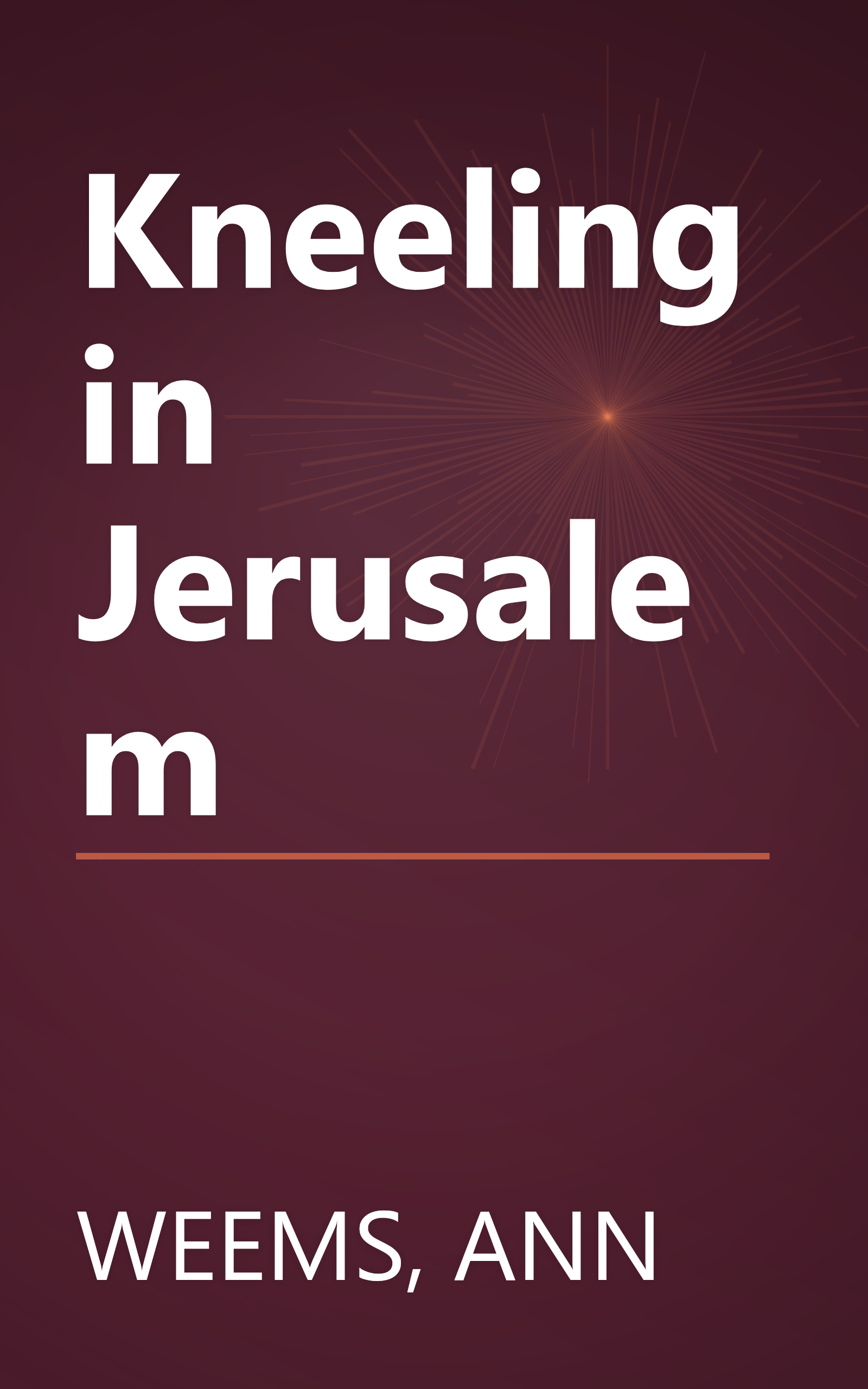 Kneeling in Jerusalem book cover
