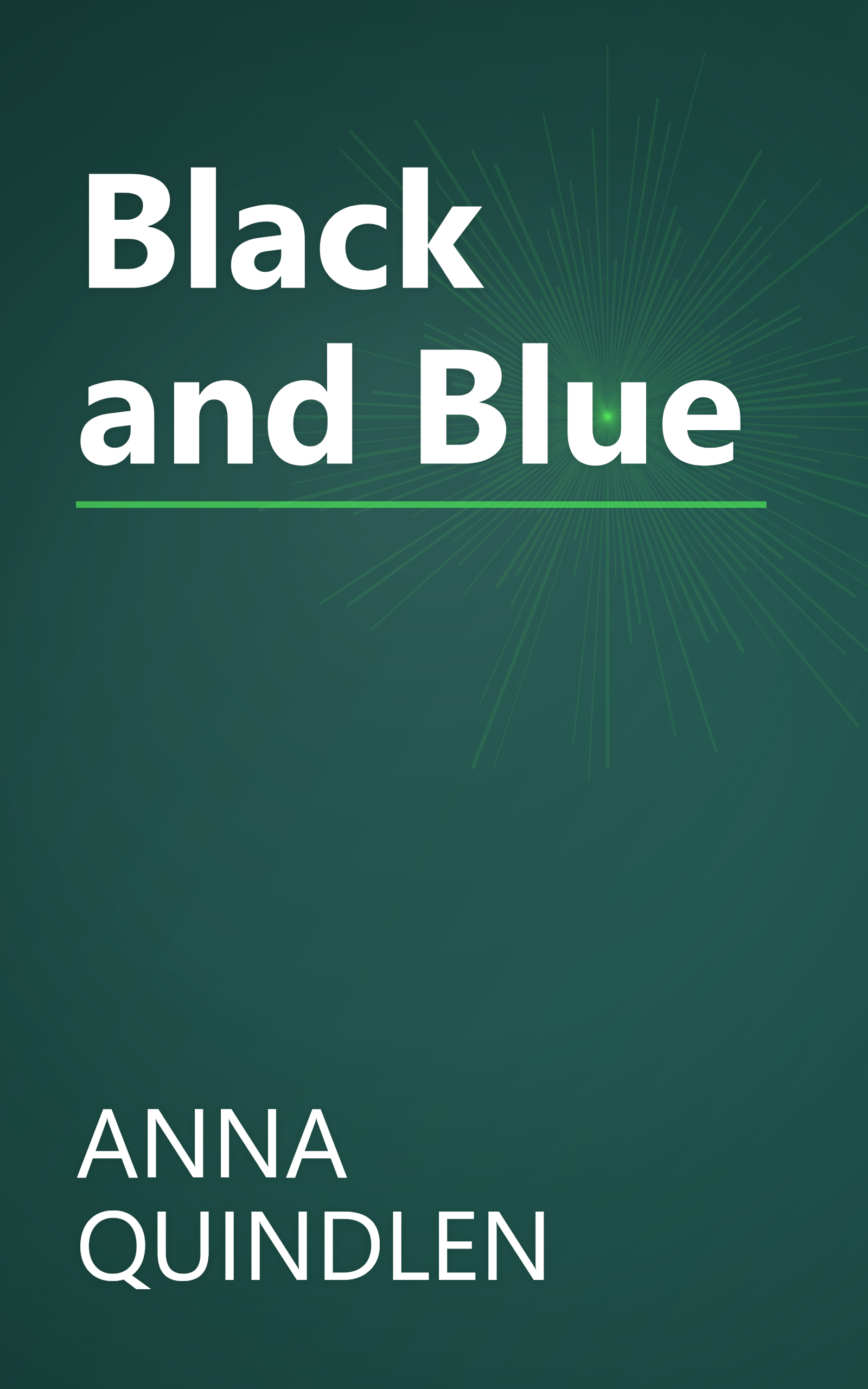 Black and Blue book cover