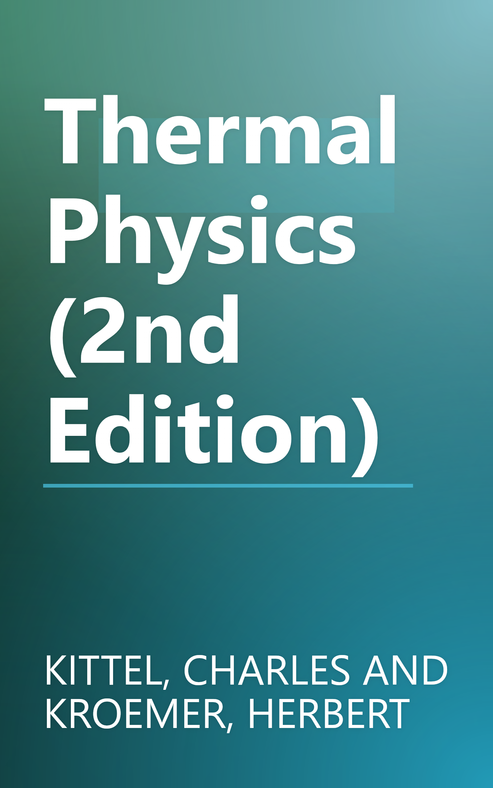 Thermal Physics (2nd Edition) book cover