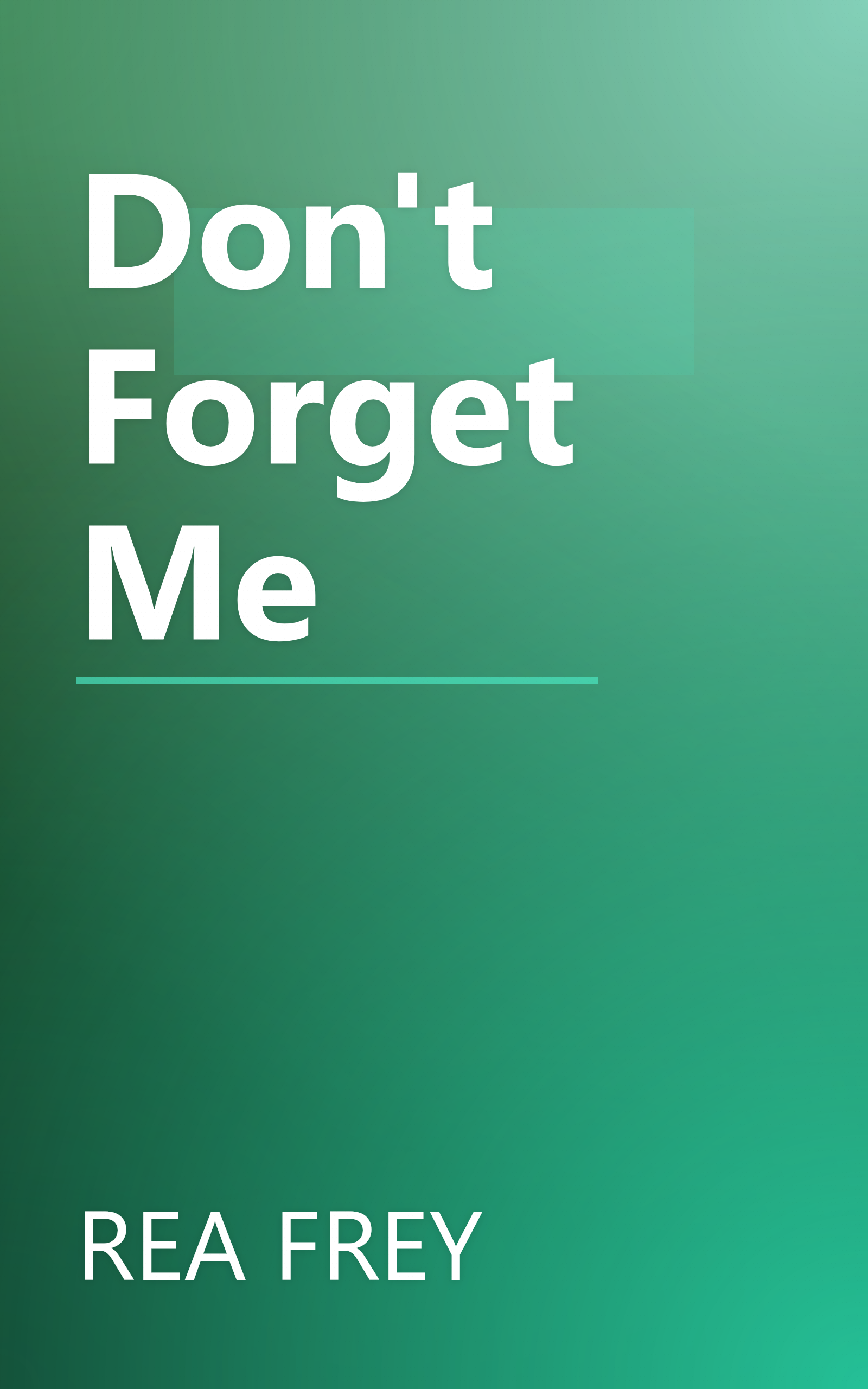 Don't Forget Me book cover