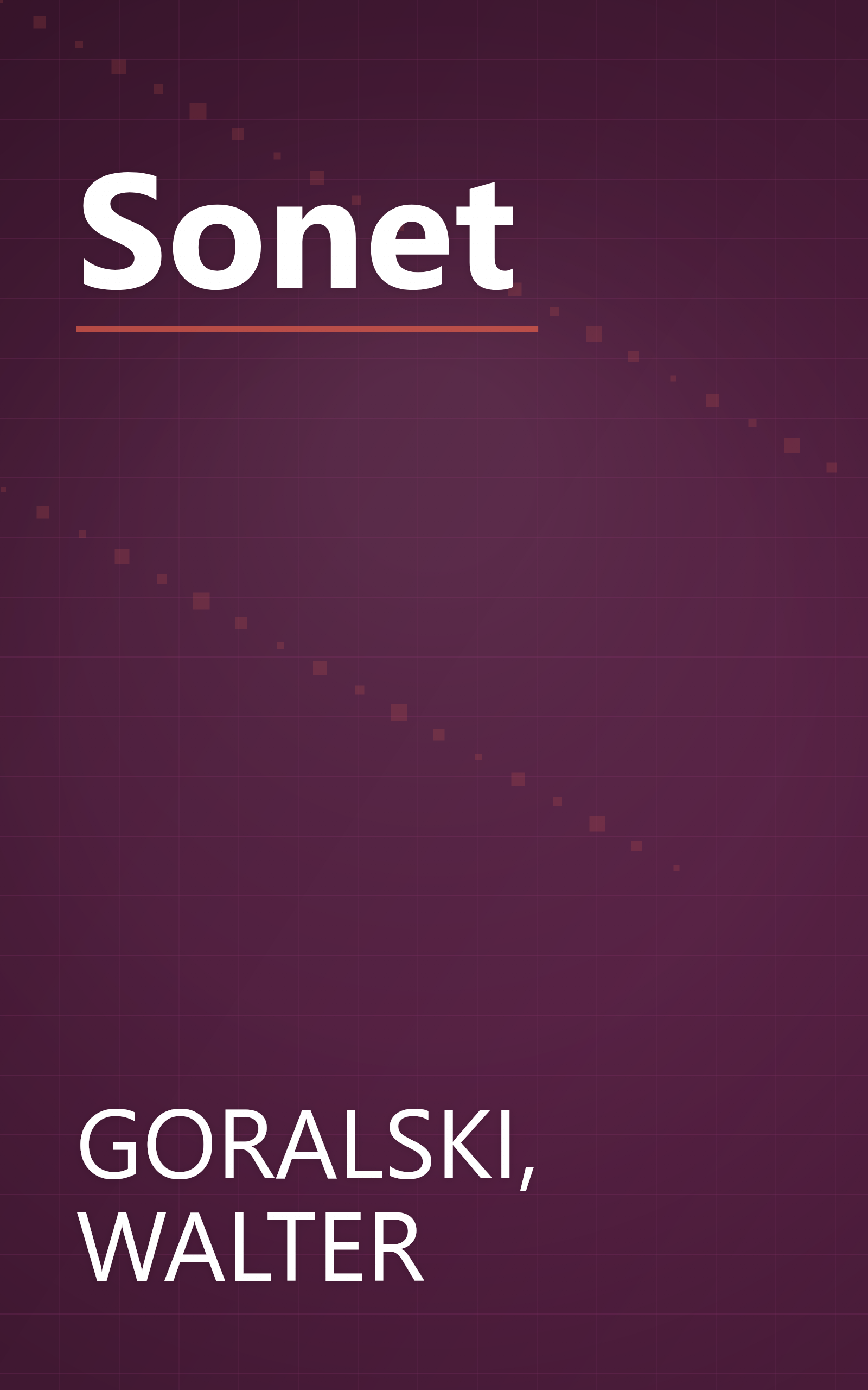Sonet book cover