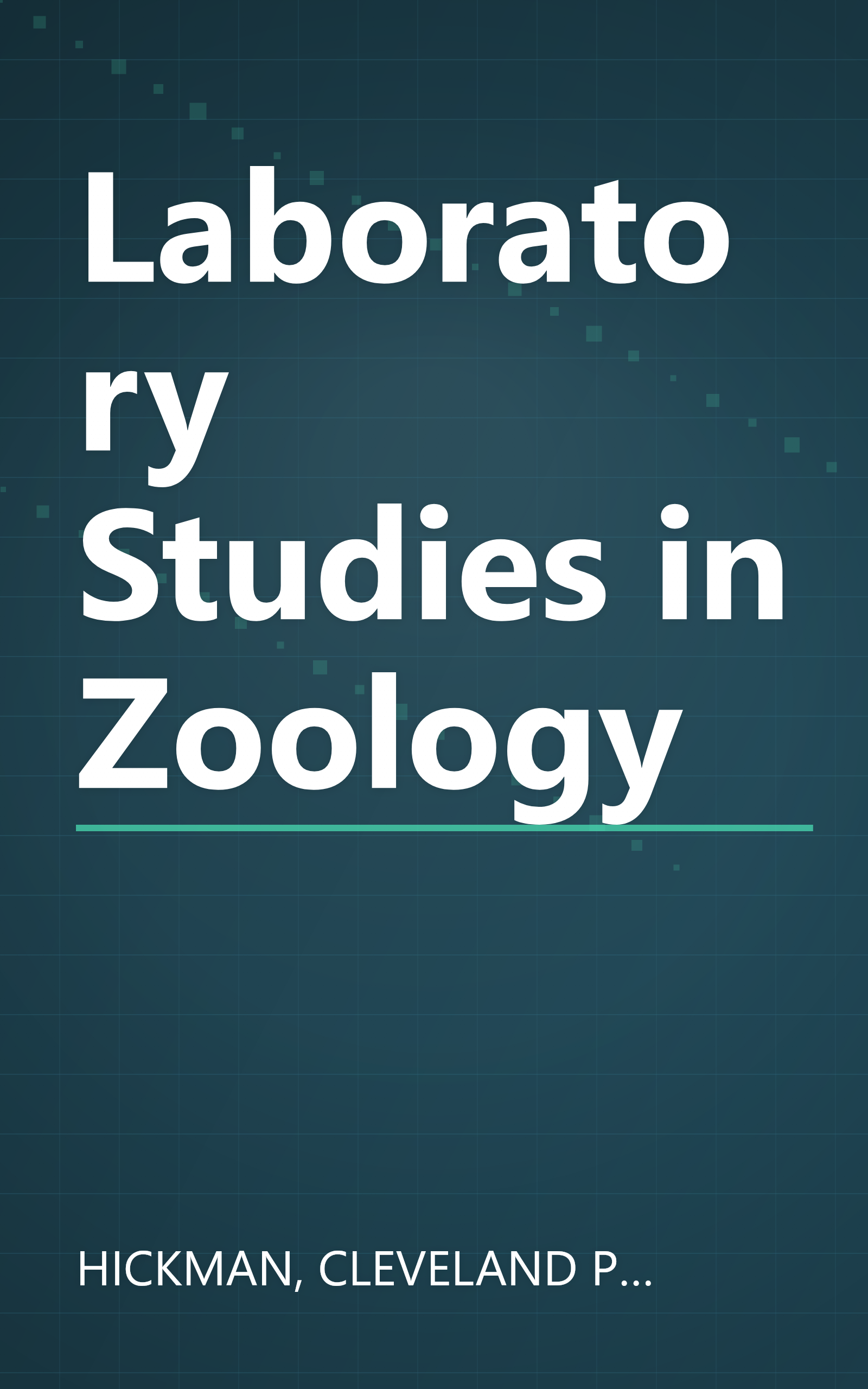 Laboratory Studies in Zoology book cover