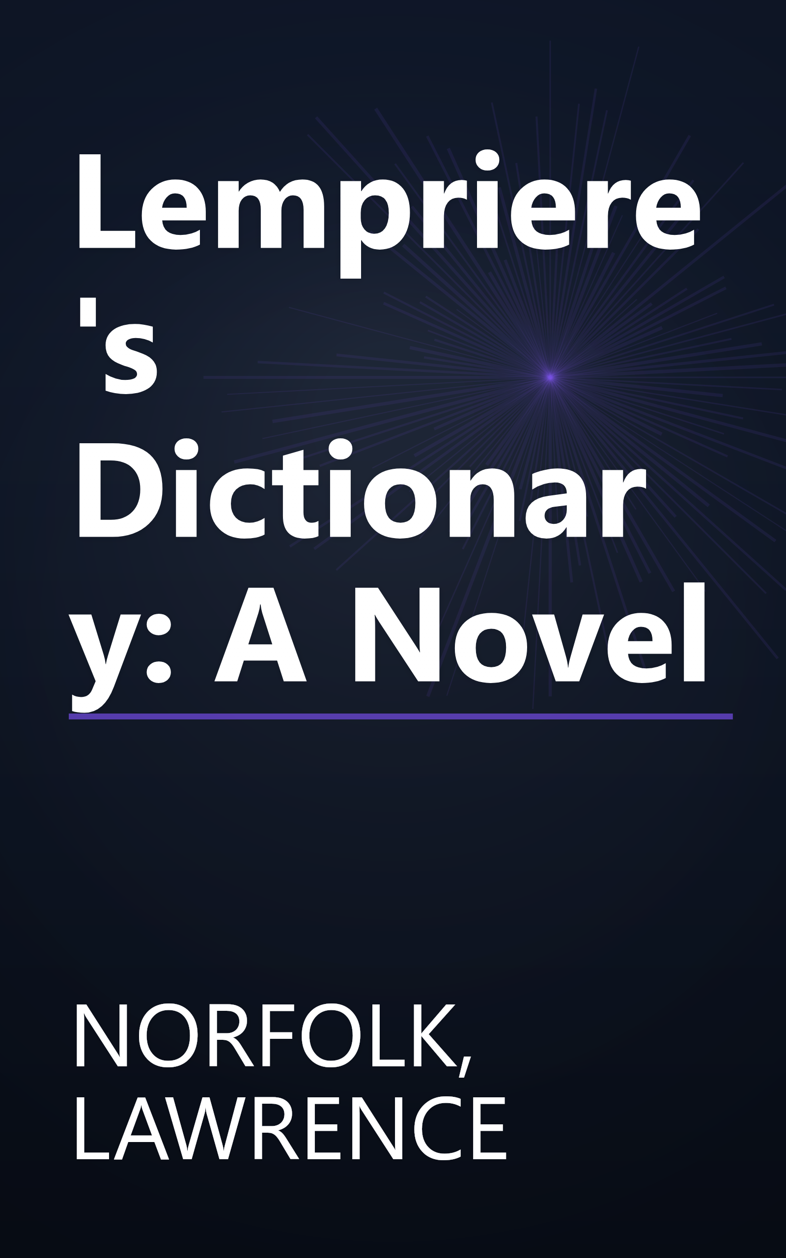 Lempriere's Dictionary: A Novel book cover