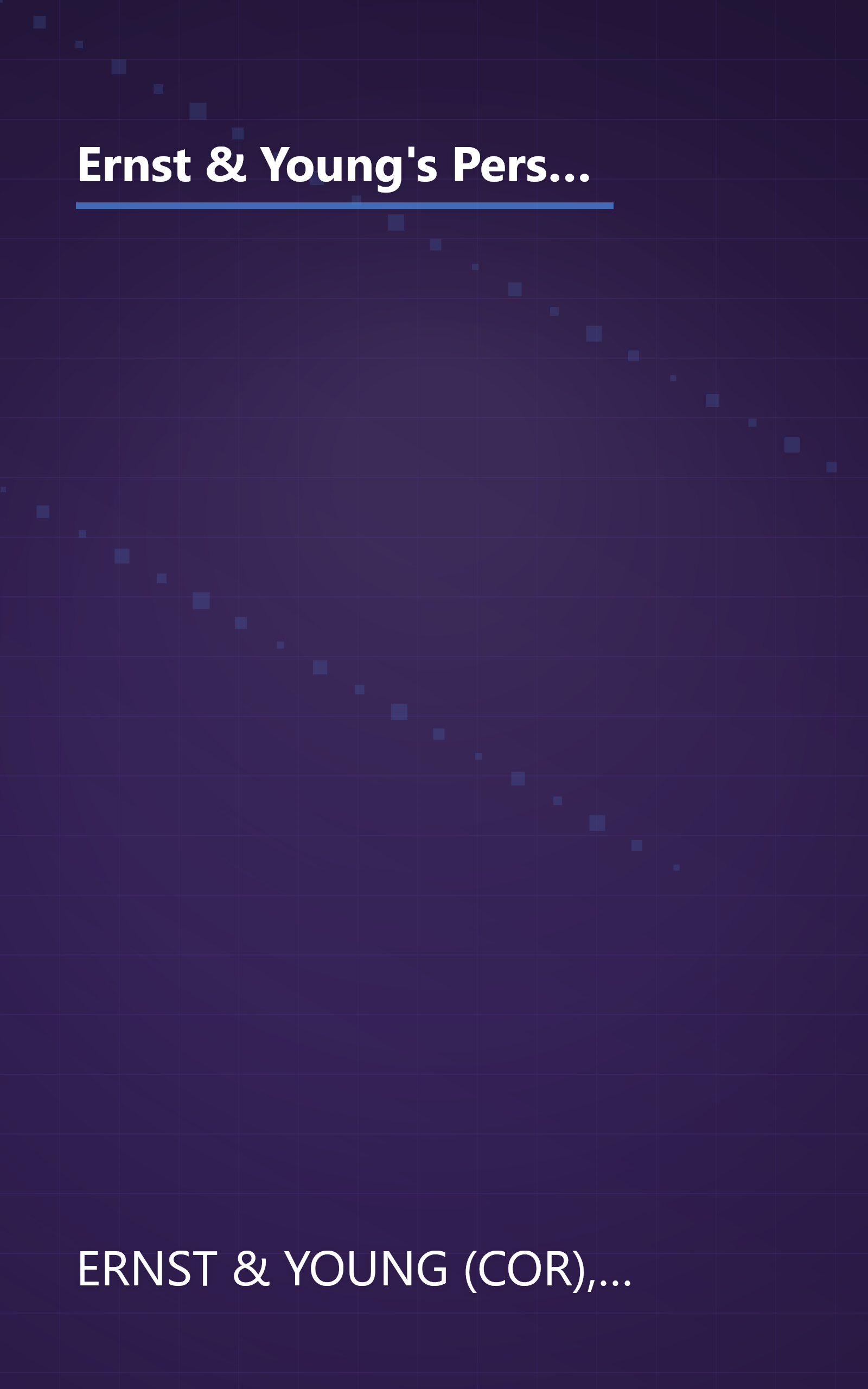 Ernst & Young's Personal Financial Planning Guide (ERNST AND YOUNG'S PERSONAL FINANCIAL PLANNING GUIDE) book cover