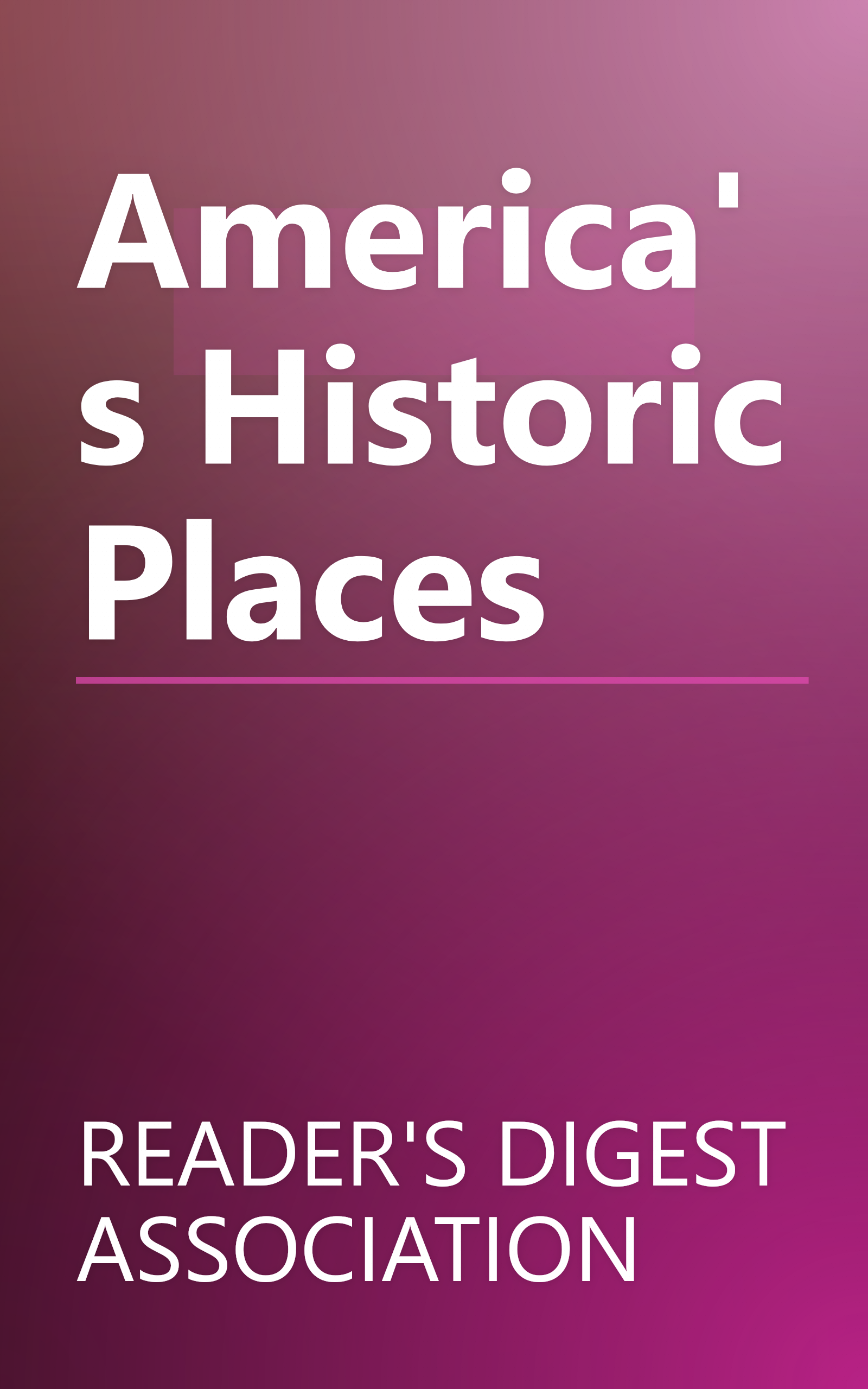 America's Historic Places book cover
