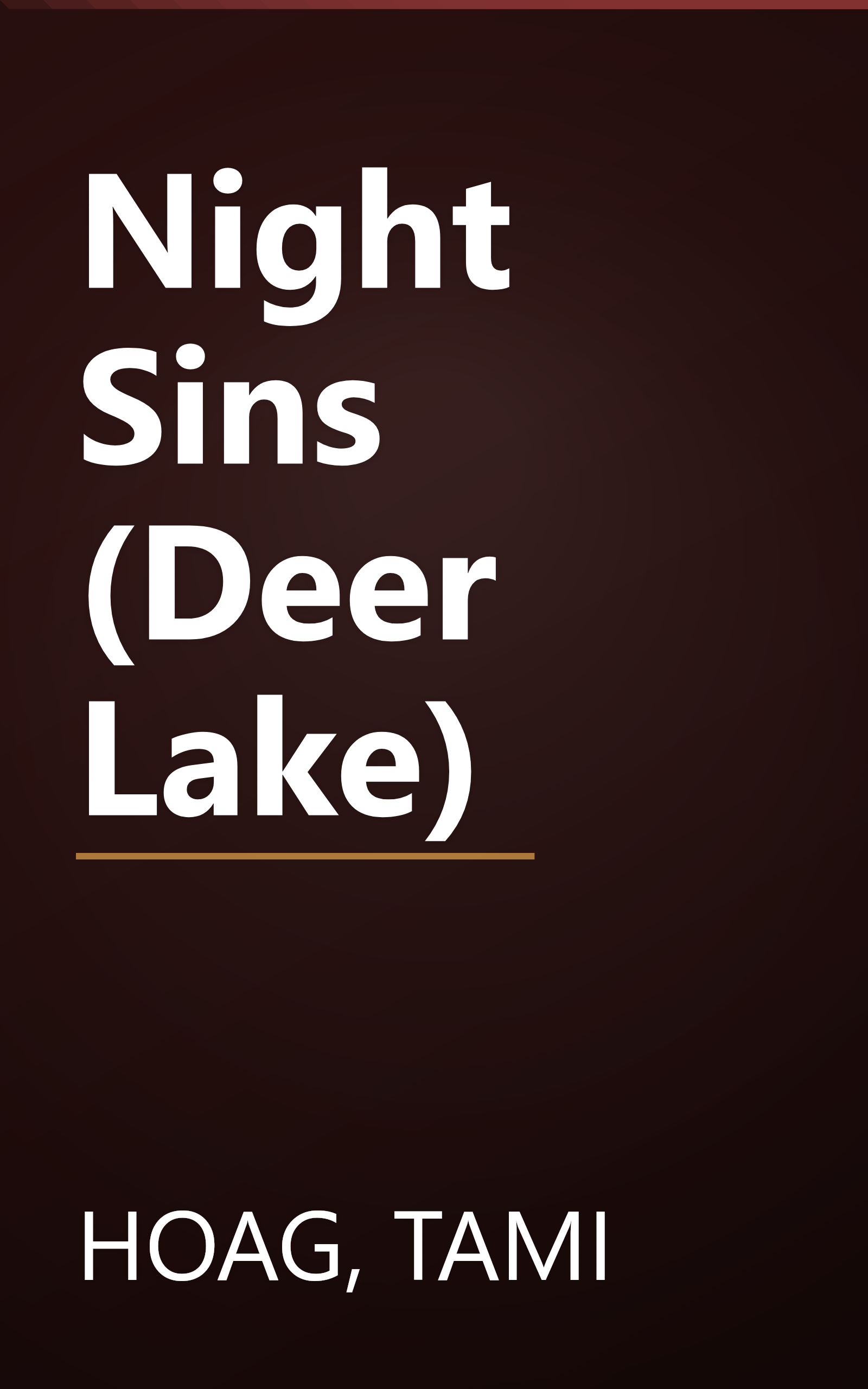 Night Sins (Deer Lake) book cover