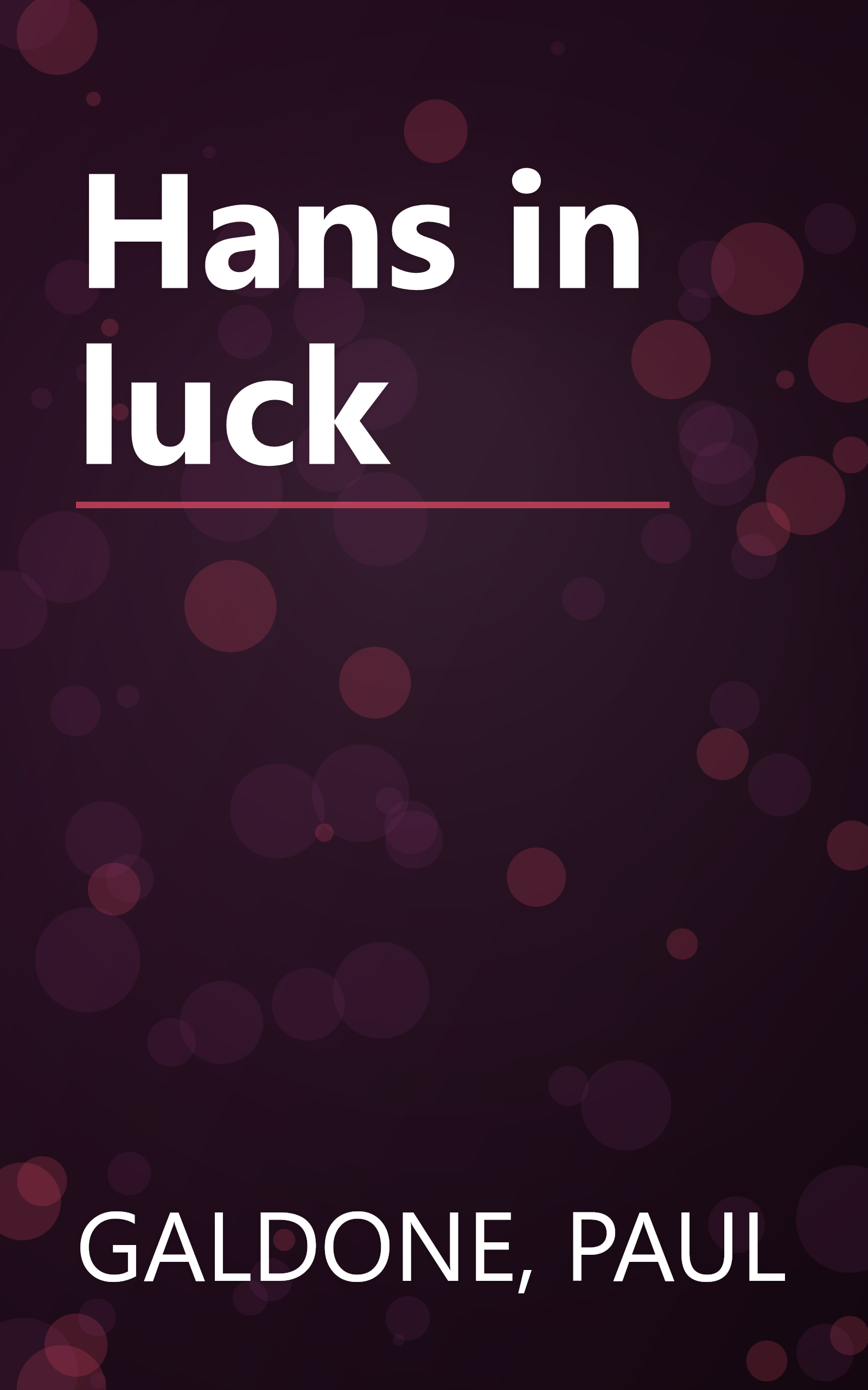 Hans in luck book cover