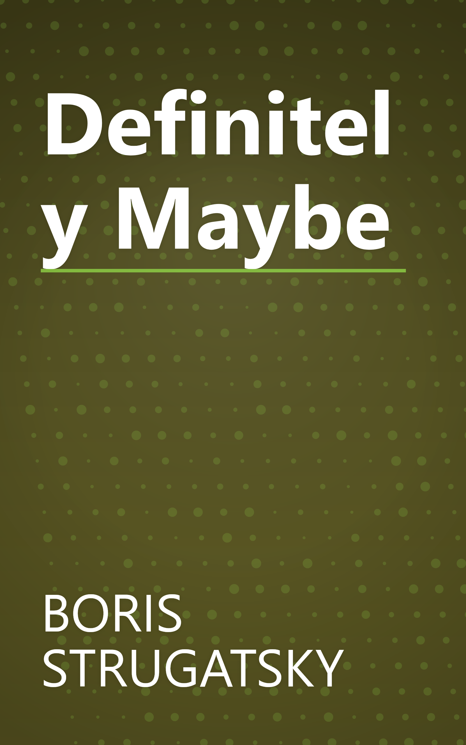 Definitely Maybe book cover