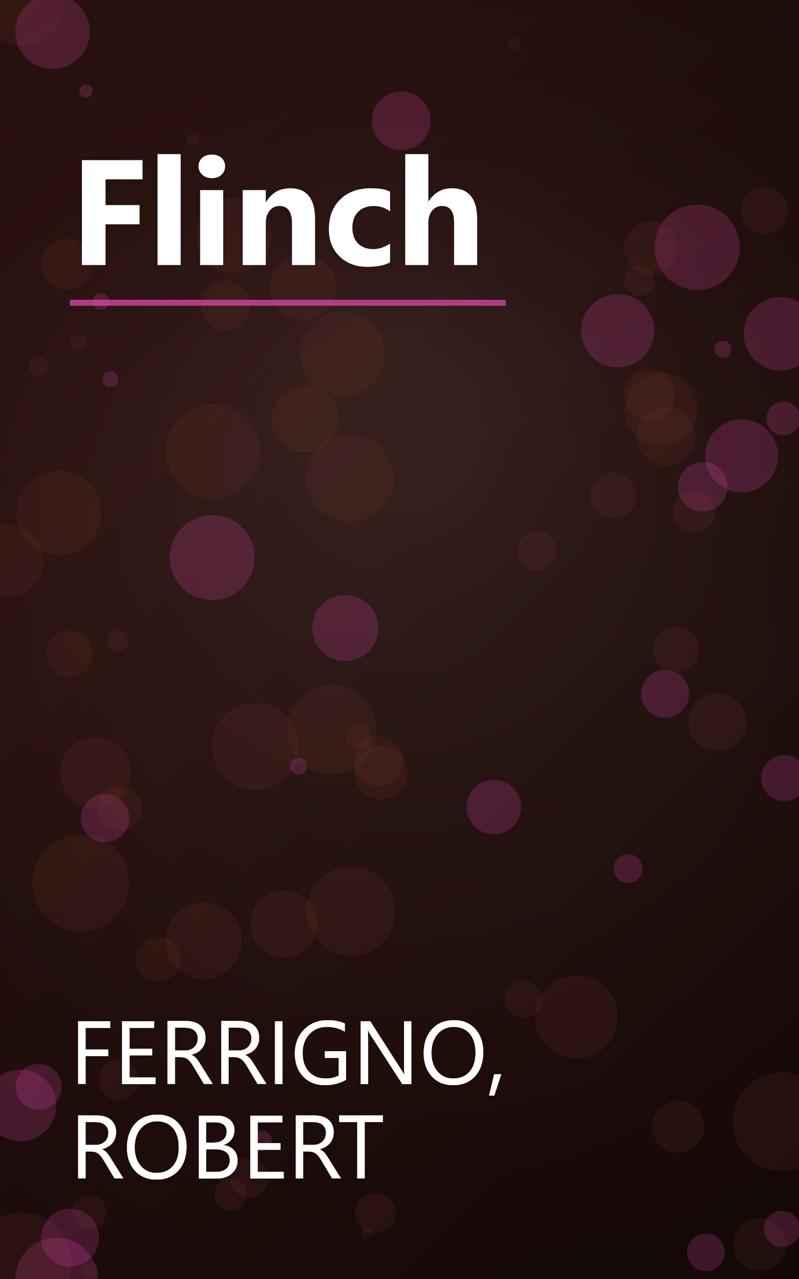 Flinch book cover