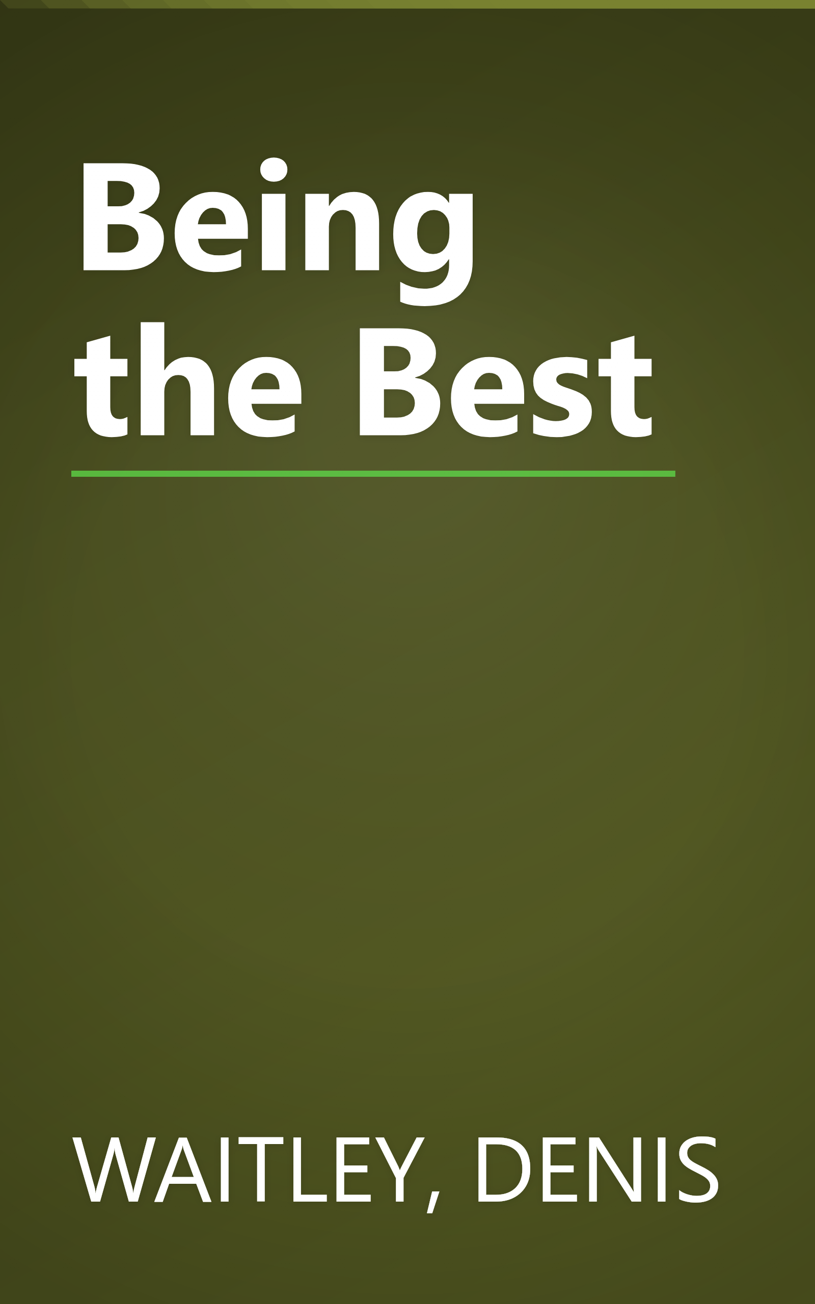 Being the Best book cover