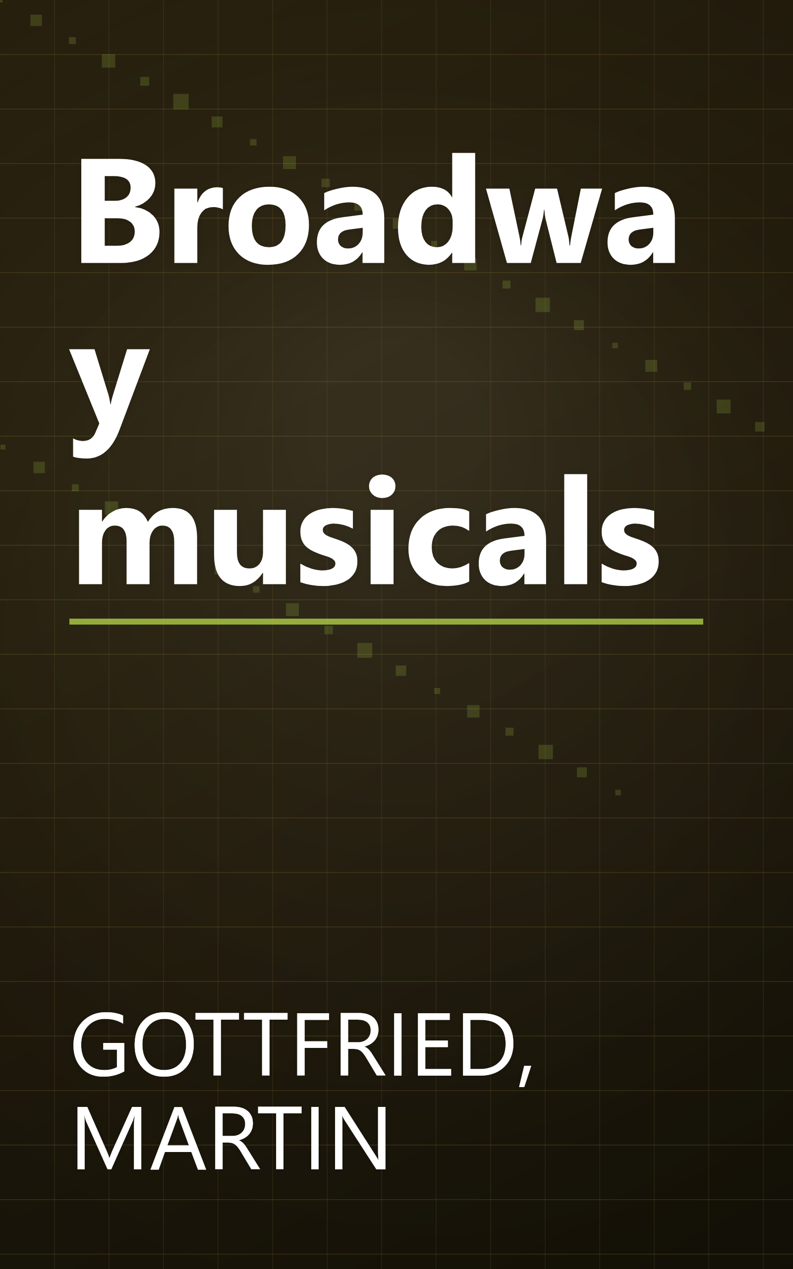 Broadway musicals book cover