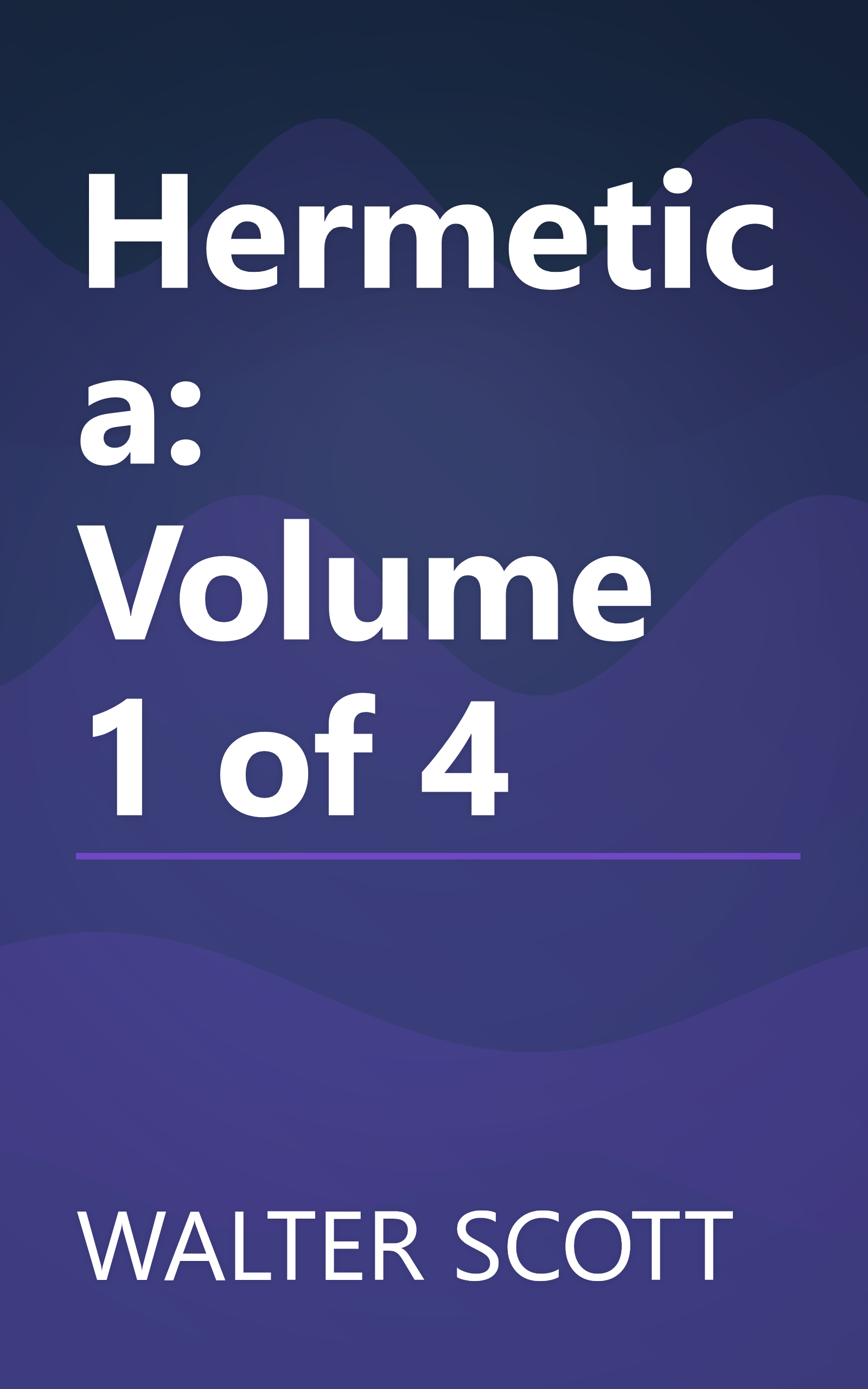 Hermetica: Volume 1 of 4 book cover