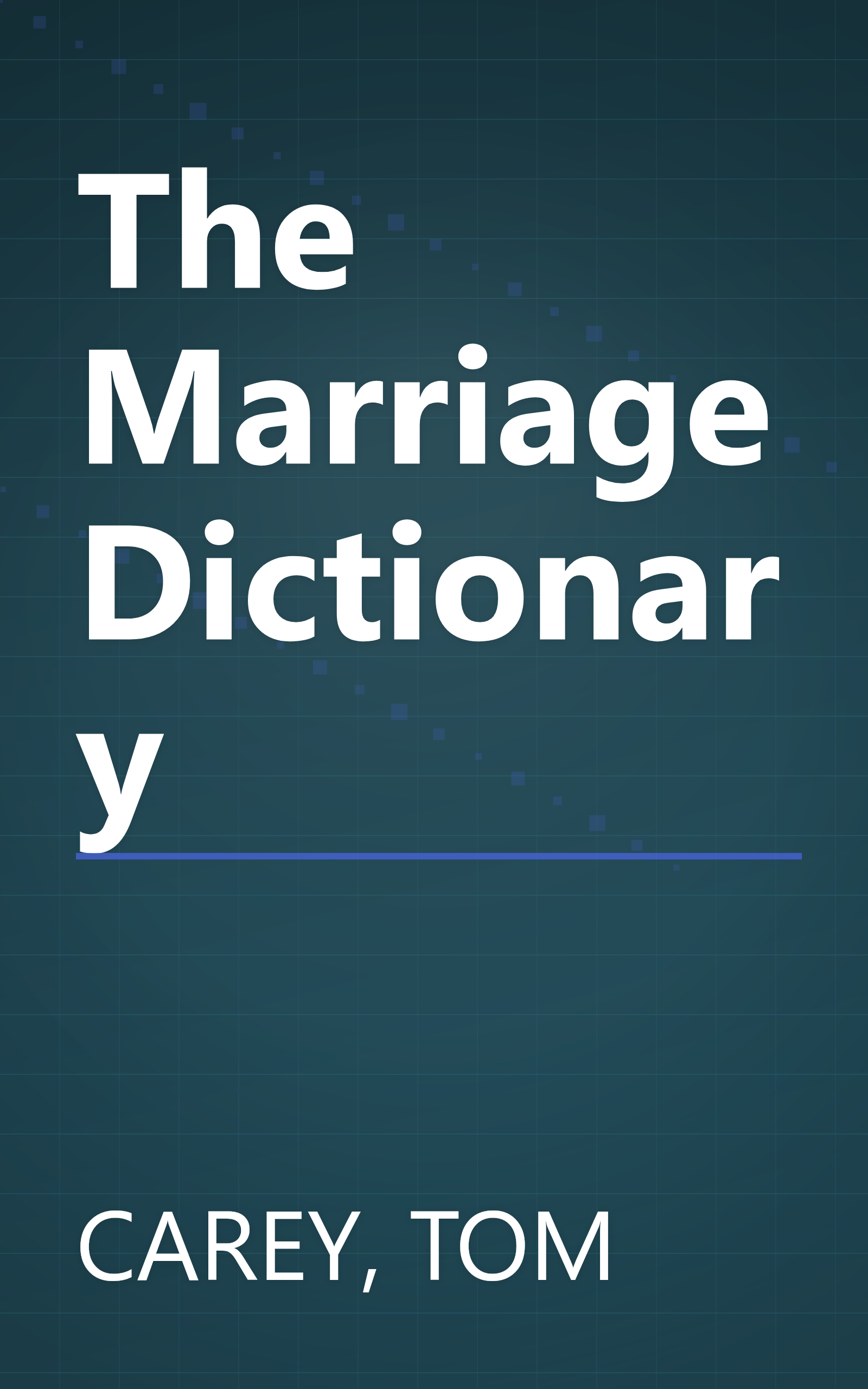 The Marriage Dictionary book cover