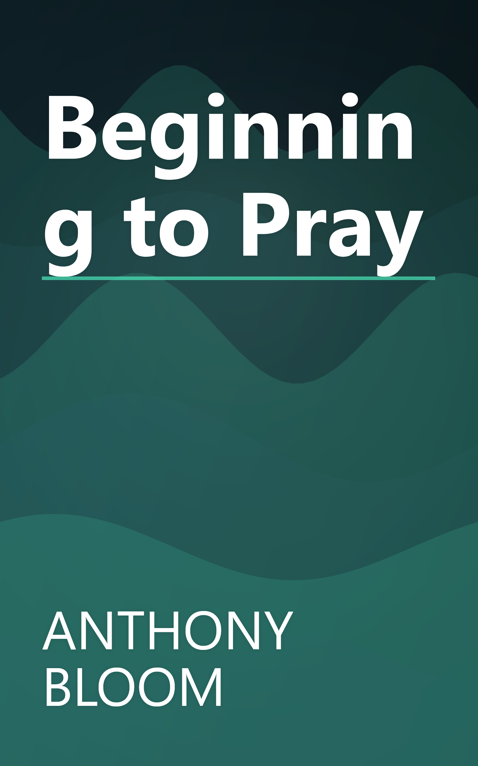 Beginning to Pray book cover